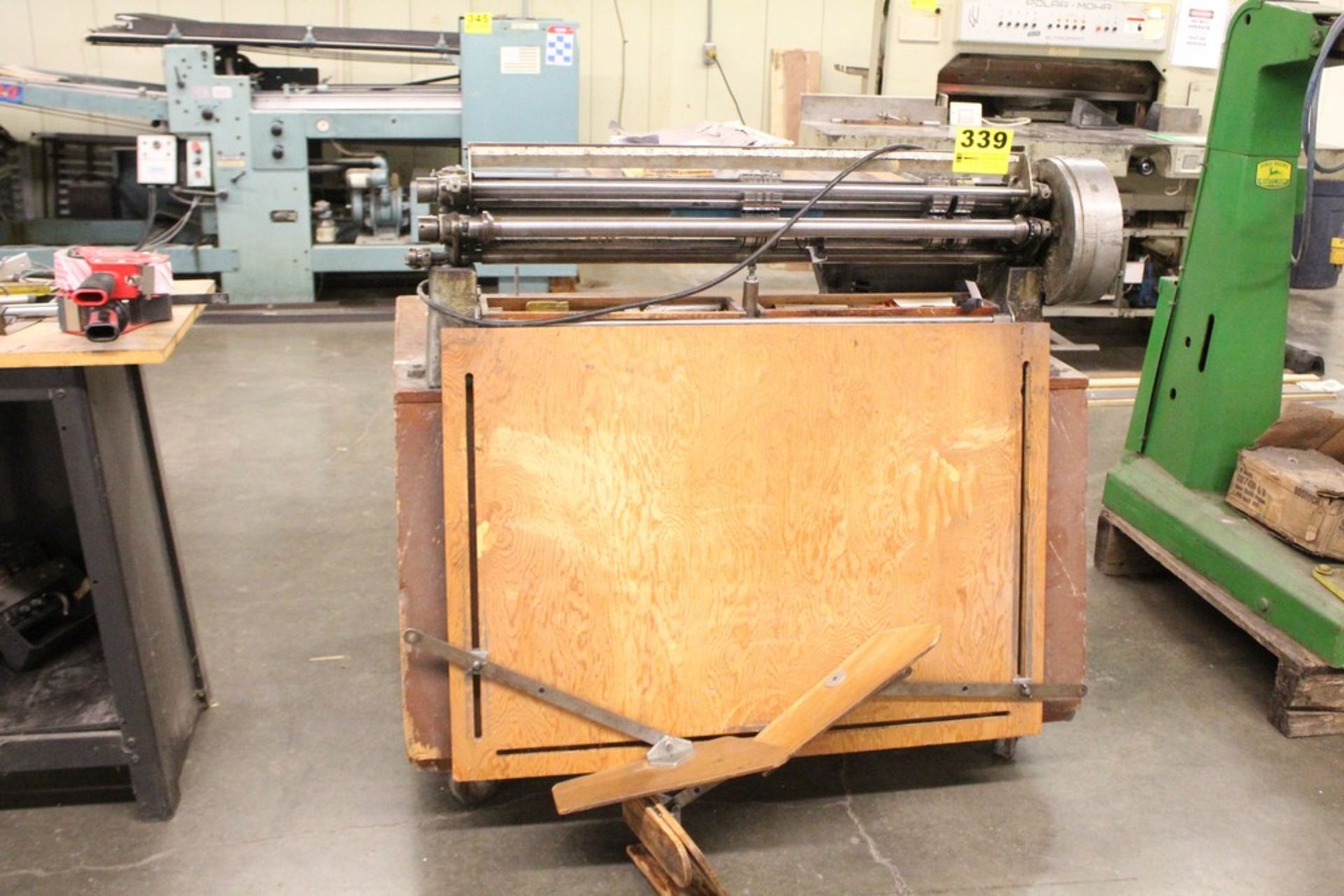 ROLLEM 34” CREASER & SLITTER, S/N E469/150