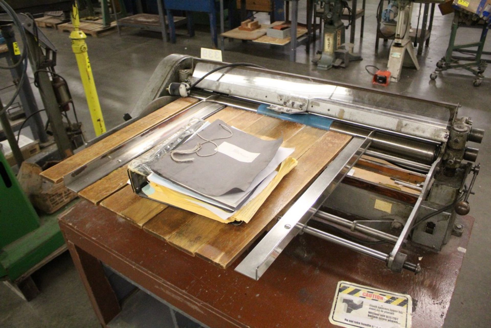 ROLLEM 34” CREASER & SLITTER, S/N E469/150