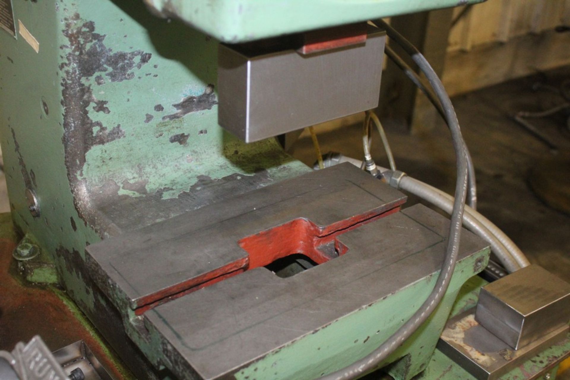 DANLY MODEL 12-T 12 TON BENCHTOP AIR TOGGLE PRESS, S/N 12VS/DA776, DUAL ...