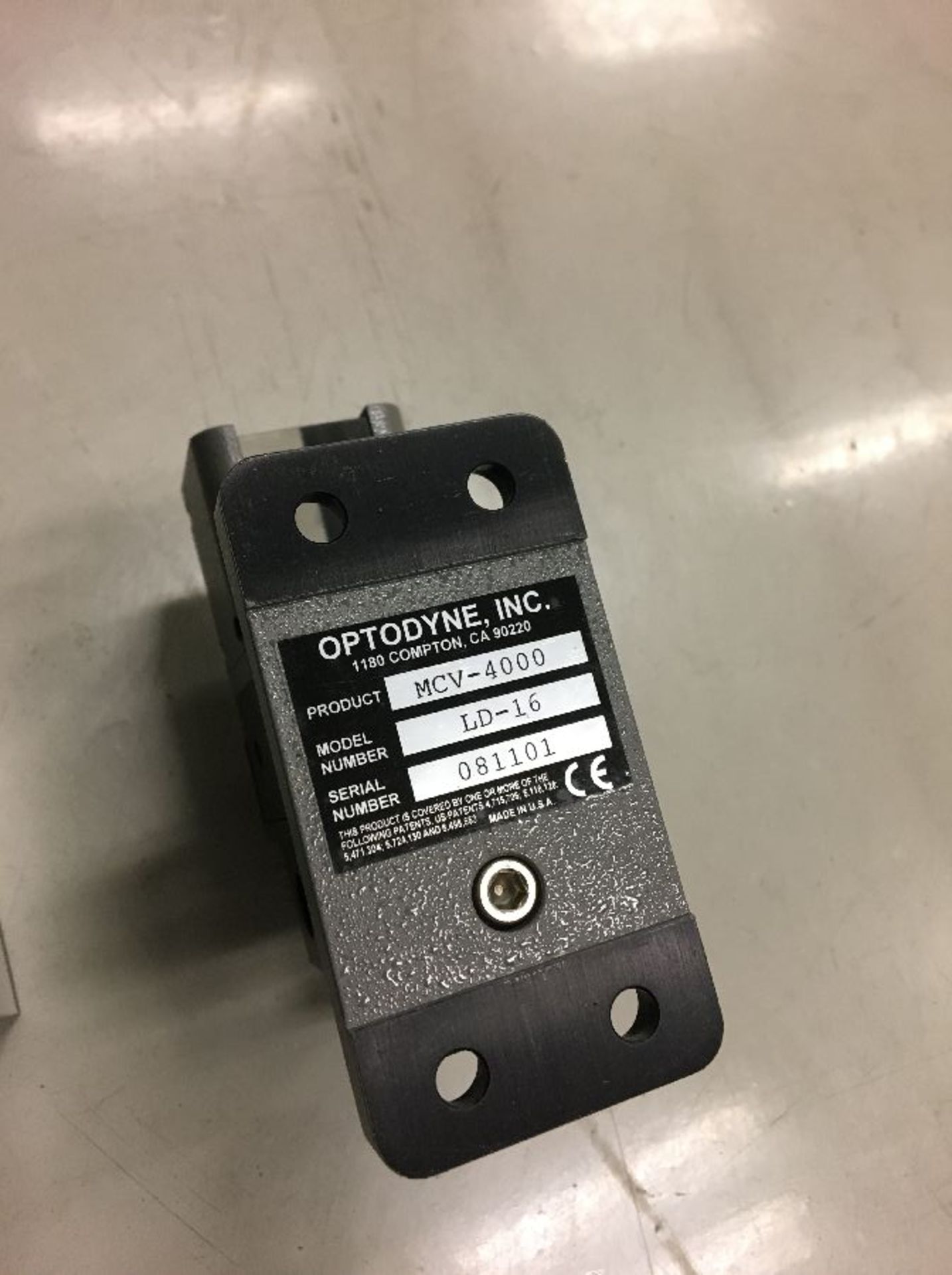 Model Optodyne MCV-4000 Laser Doppler Displacement Meter Measurement ...