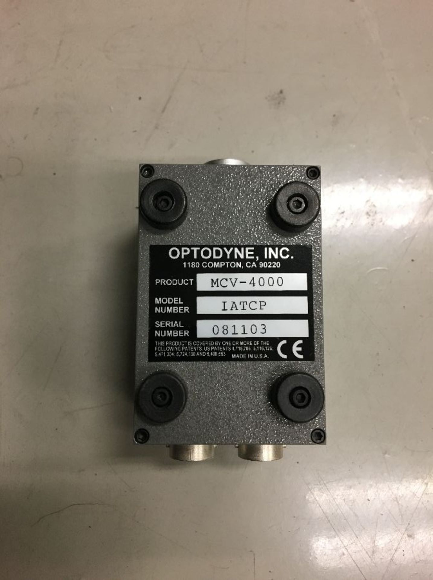 Model Optodyne MCV-4000 Laser Doppler Displacement Meter Measurement ...