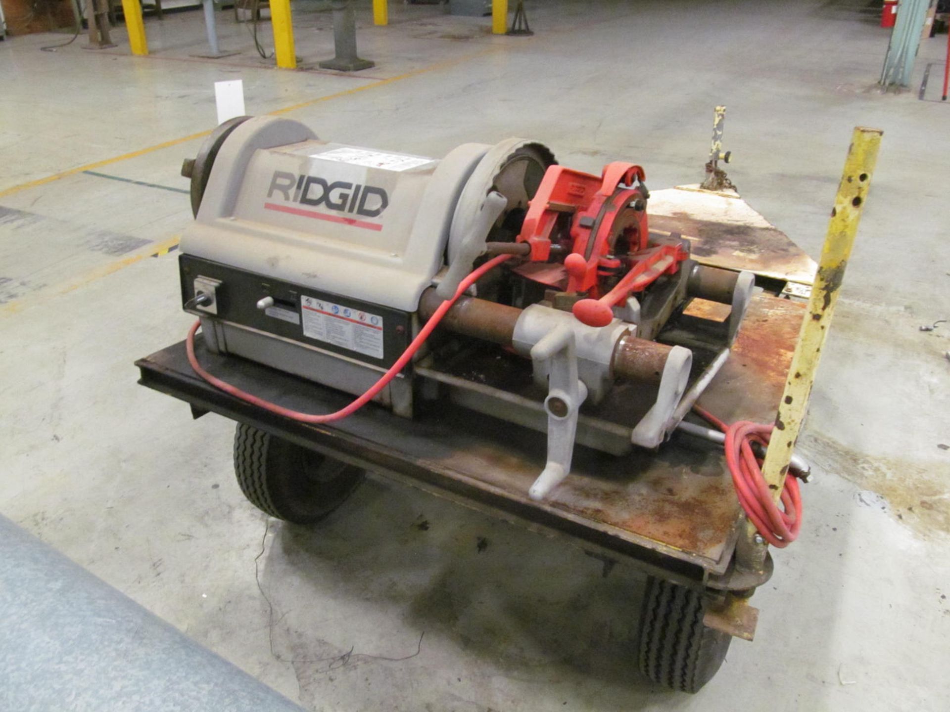 Ridgid Model 1224 Portable Pipe Threader, Serial Number: EB 42641 0712 ...