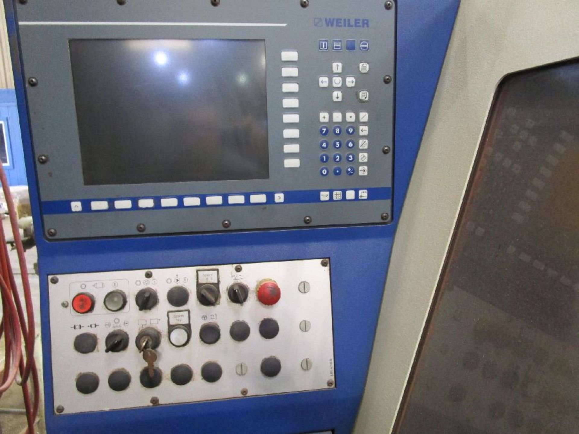 Weiler Model E50x2000 CNC Lathe, Serial Number: GF 02 , Center Distance ...