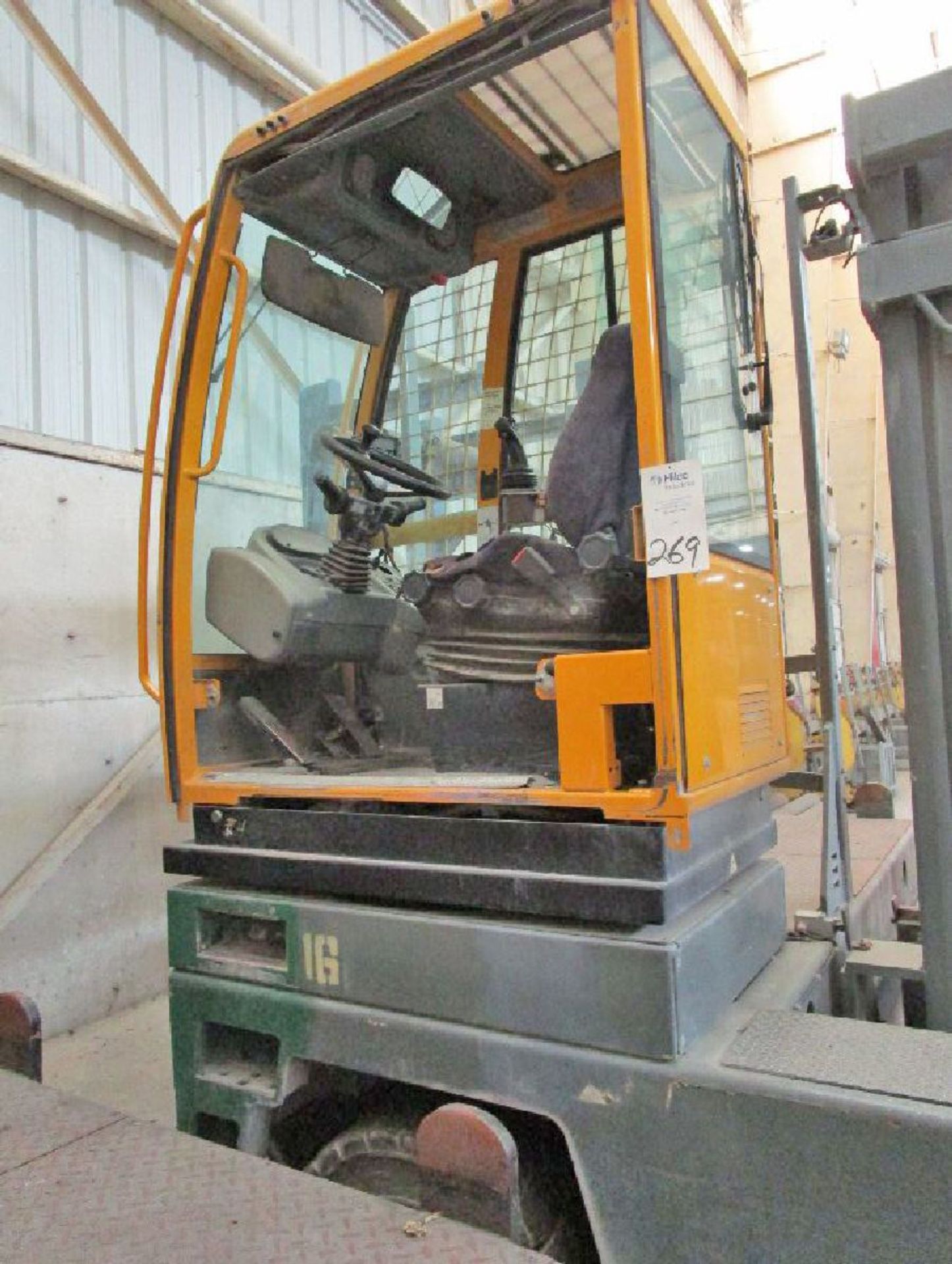 Baumann Model GX 75 16,500-Lb. Capacity Diesel Sideloader, Serial ...