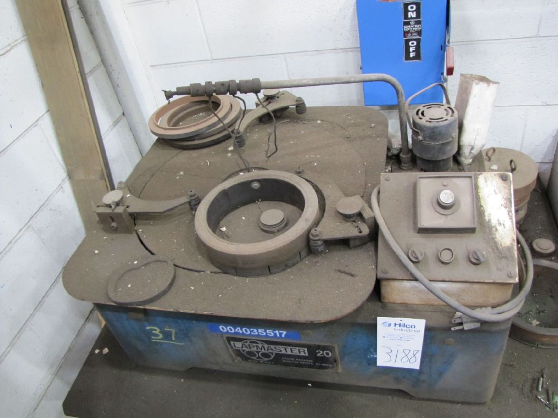 Lapmaster Model 20 Lapping Machine, Serial Number: 23009 ; 110V 1PH ...