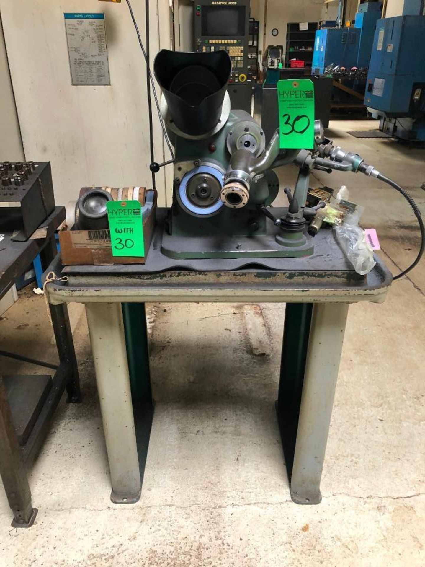 Optima drill grinder sharpener w/comparator #B644