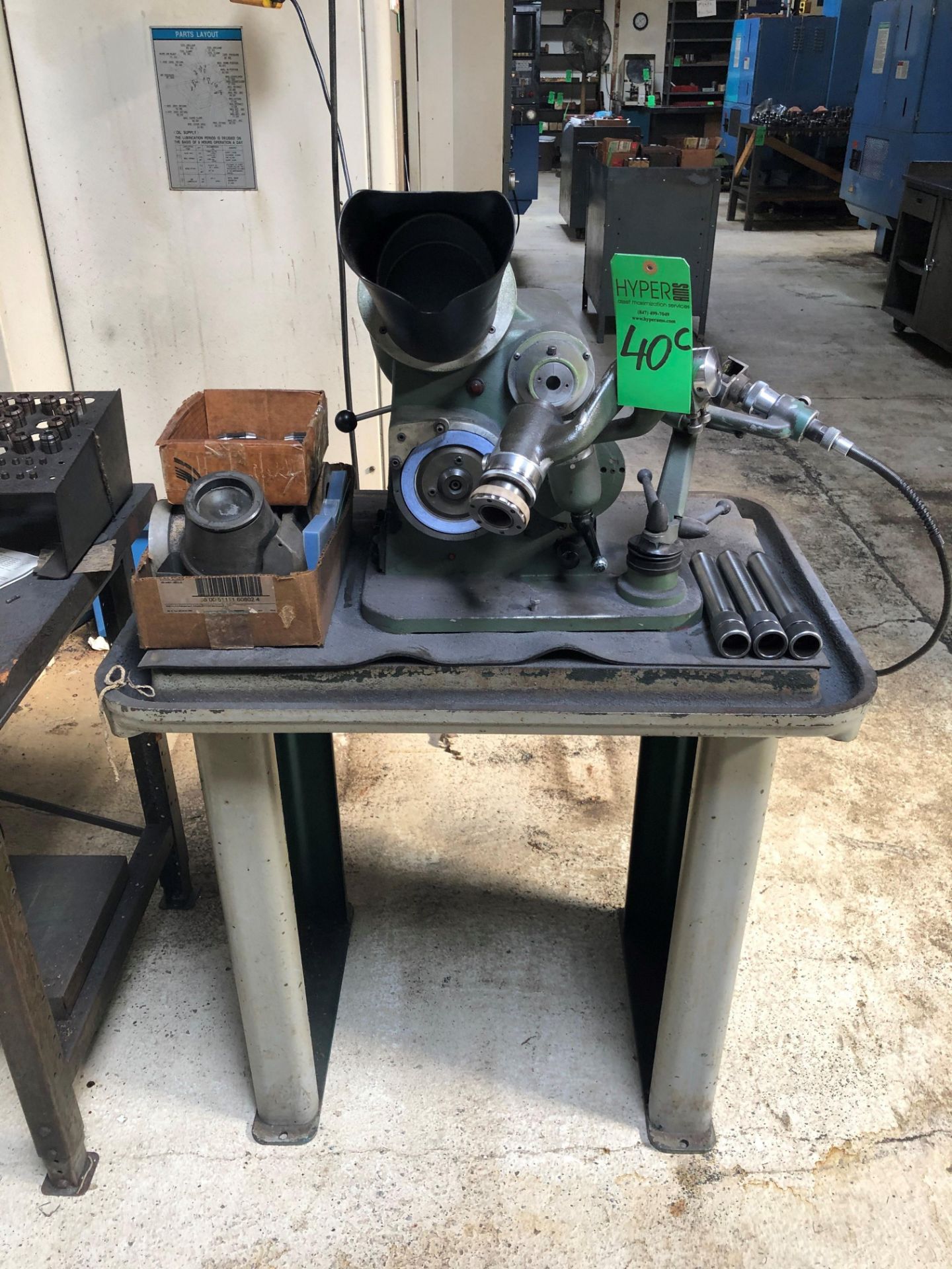 Optima drill grinder sharpener w/comparator #B644