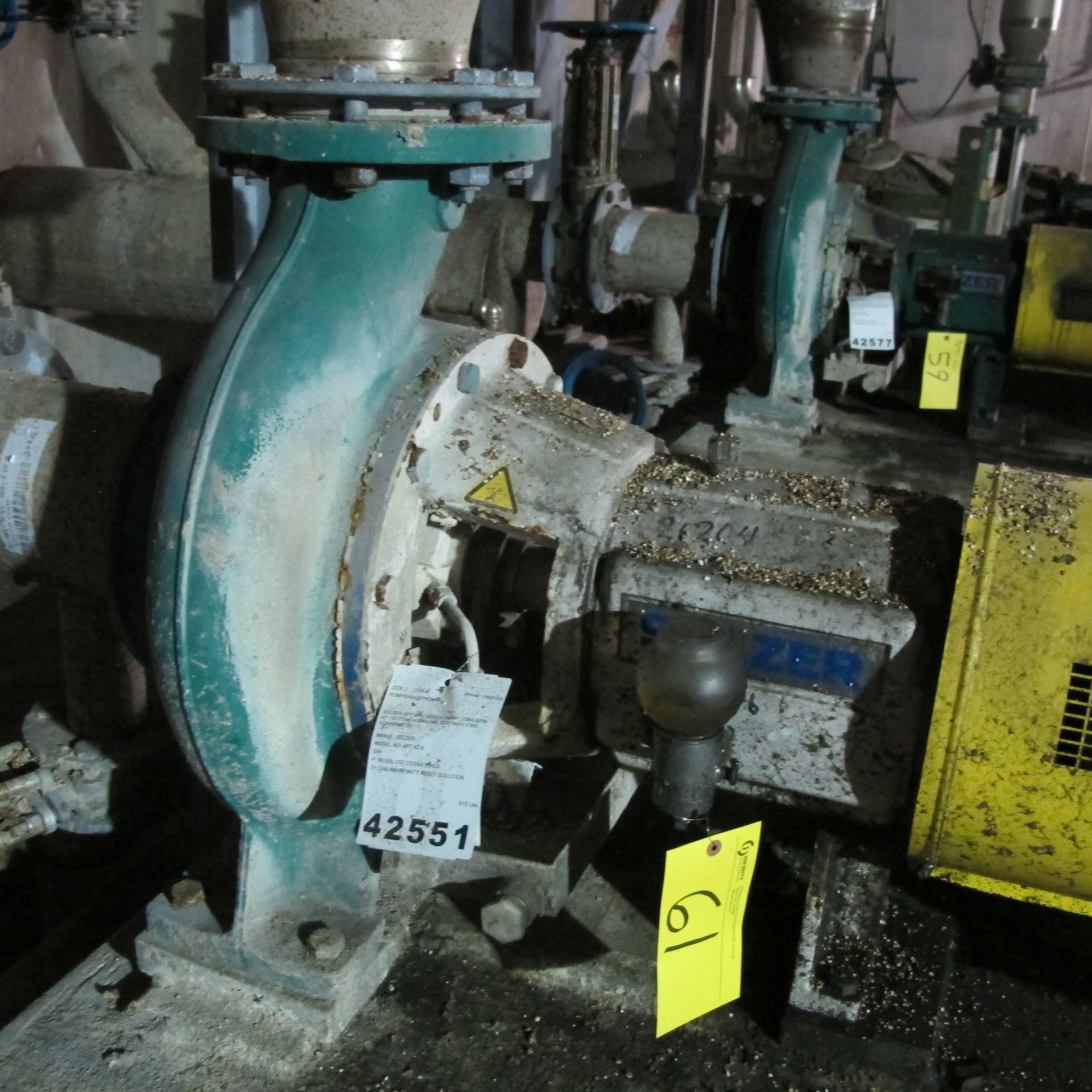 SULZER APT 42-6 8X6X14 PUMP, 2080 GPM AT 115 FT/HEAD, A-LINE TERTIARY ...