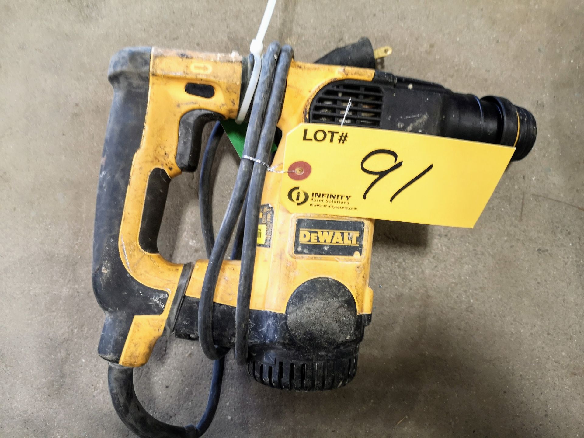DEWALT D25323 L-SHAPE THREE MODE SDS ROTARY HAMMER DRILL (LOCATED AT ...