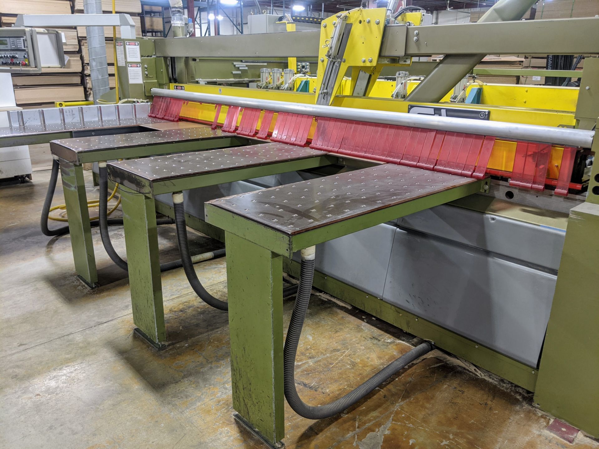 GIBEN PRISMATIC 101 CNC PANEL SAW W/REAR LIFT TABLE AND PUSHER, GIBEN ...