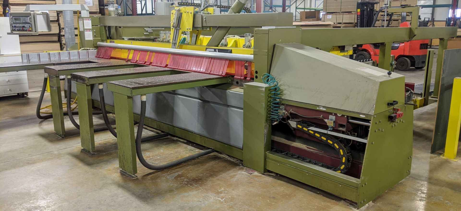GIBEN PRISMATIC 101 CNC PANEL SAW W/REAR LIFT TABLE AND PUSHER, GIBEN ...