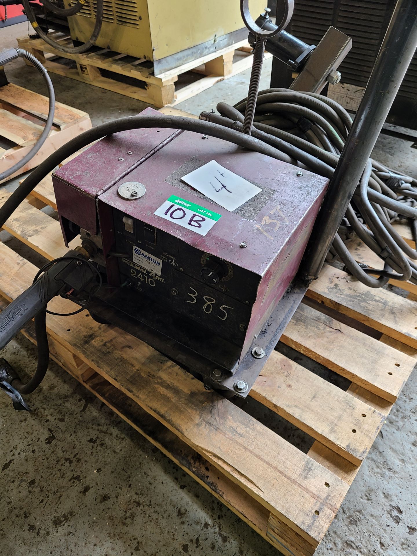 THERMAL ARC EXCEL-ARC 8065 CC/CV WELDER W/ THERMAL ARC 2410 WIRE FEEDER ...