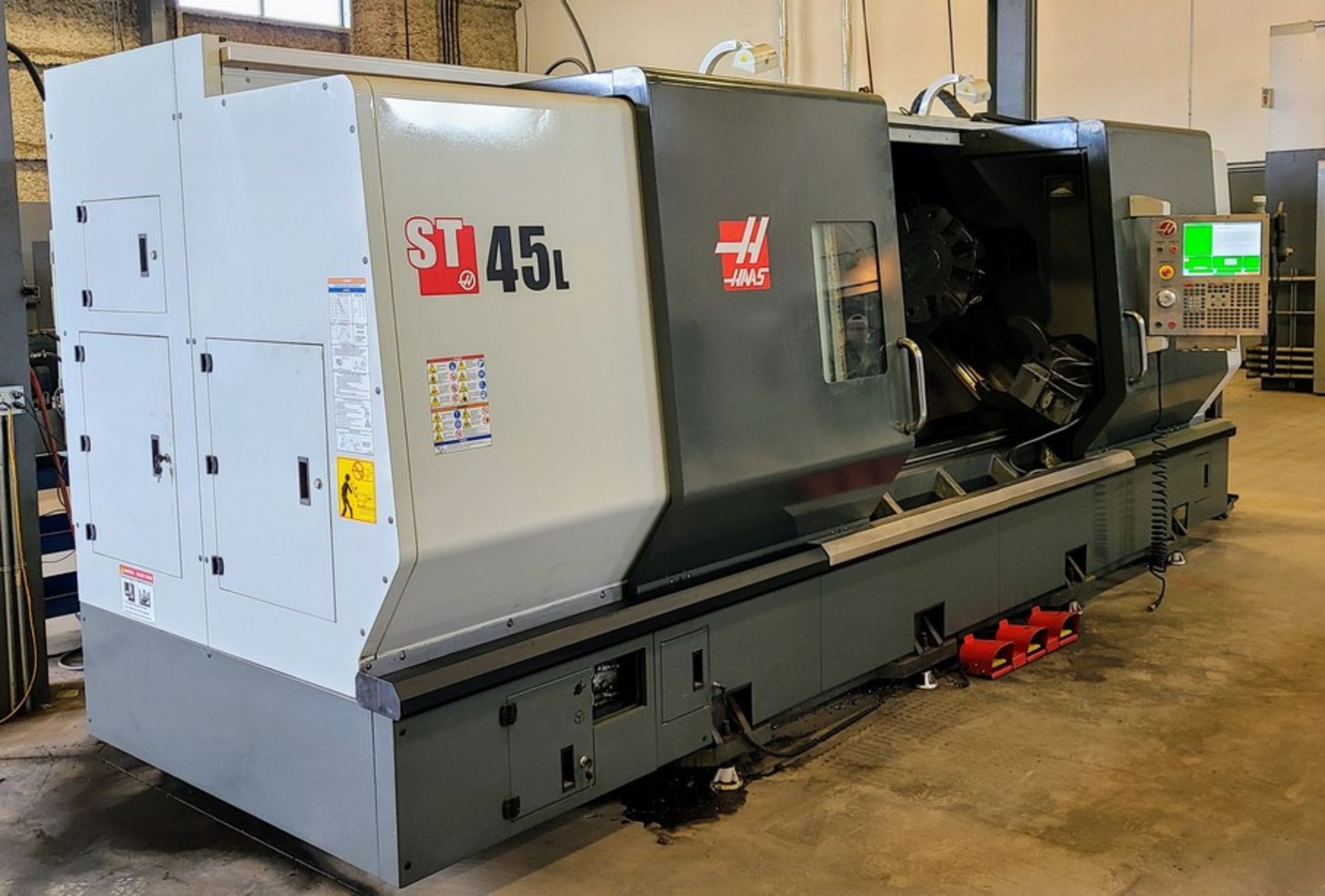 2014 HAAS ST-45L CNC Lathe, s/n 3099310, SWING 34.5” x 80”, 1400 RPM, 7 ...