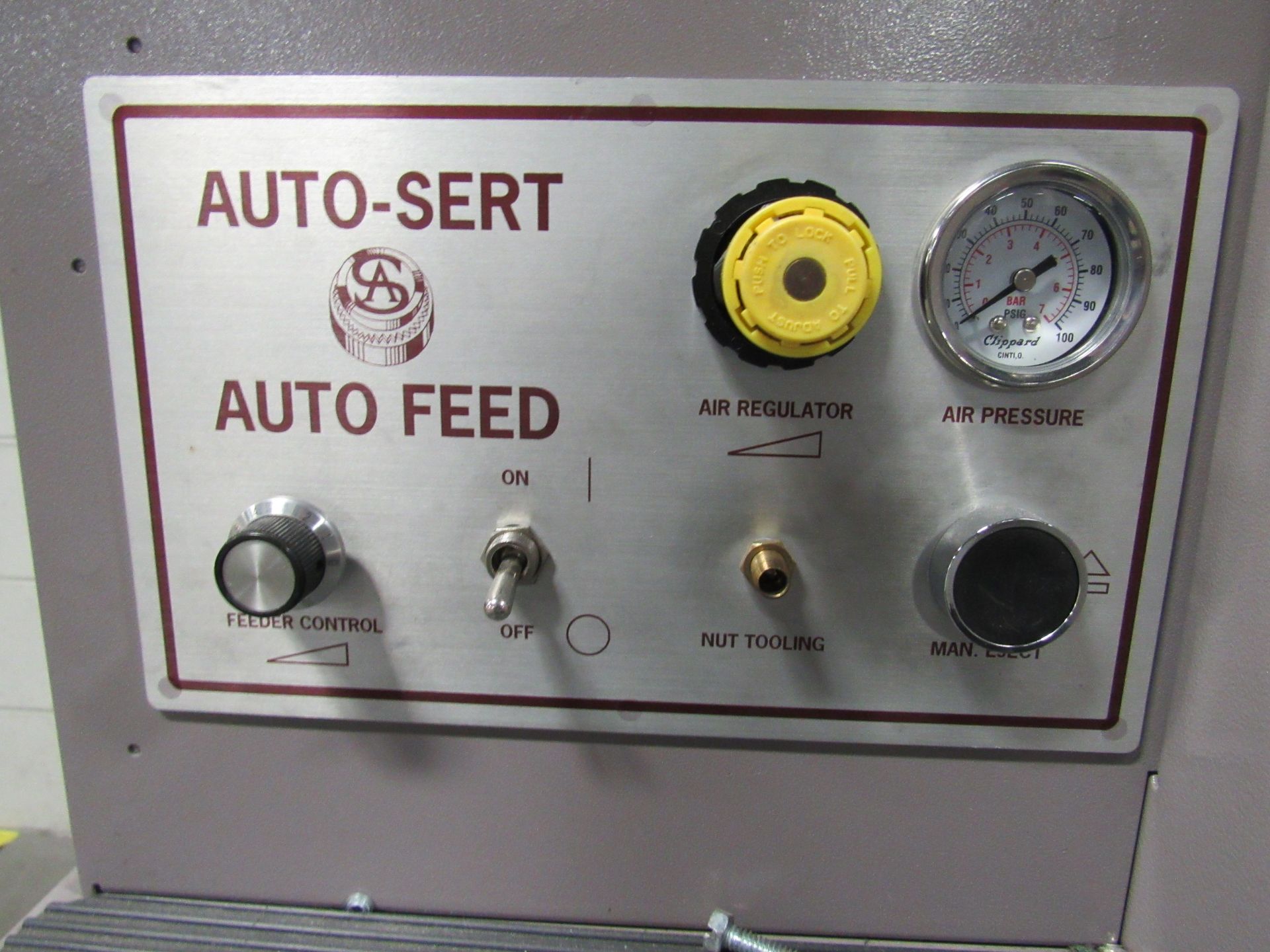 { Choice of lots: 112, 113 } Auto-Sert 7.5 Ton Insertion Press, Model ...