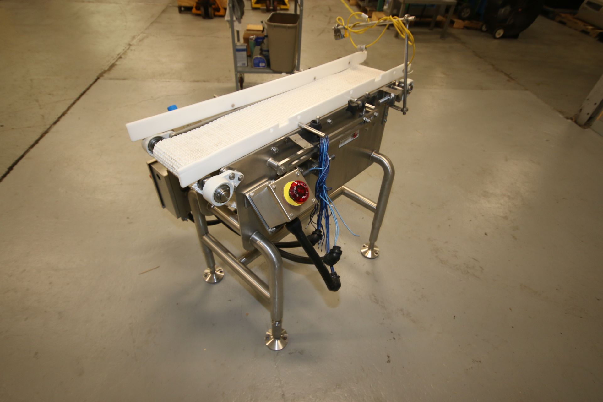 STI Straight Section of S/S Conveyor, with Leeson 1/0.75 hp Drive, 1725 ...