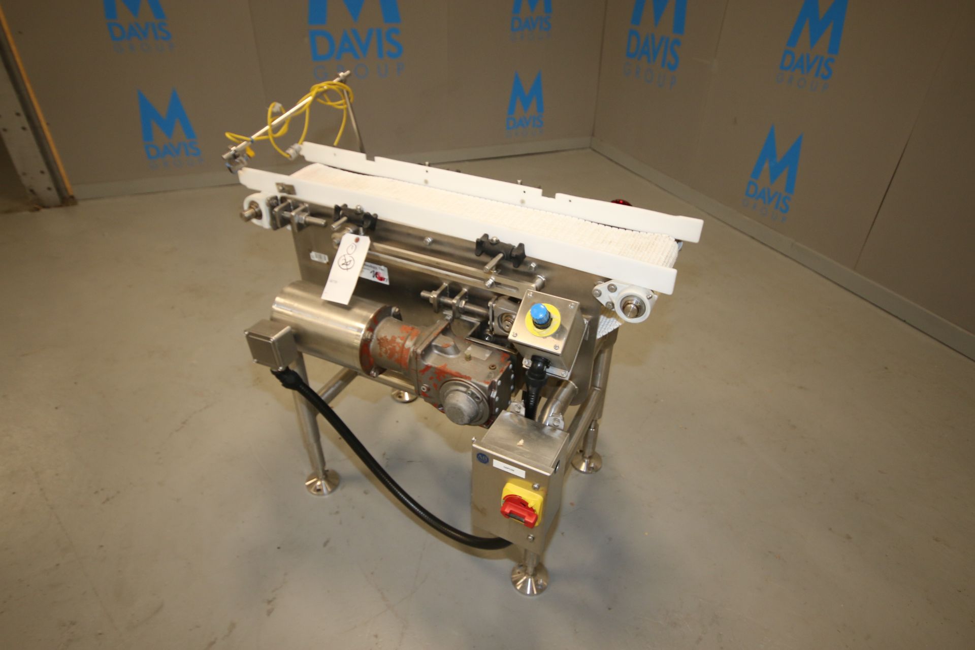 STI Straight Section of S/S Conveyor, with Leeson 1/0.75 hp Drive, 1725 ...