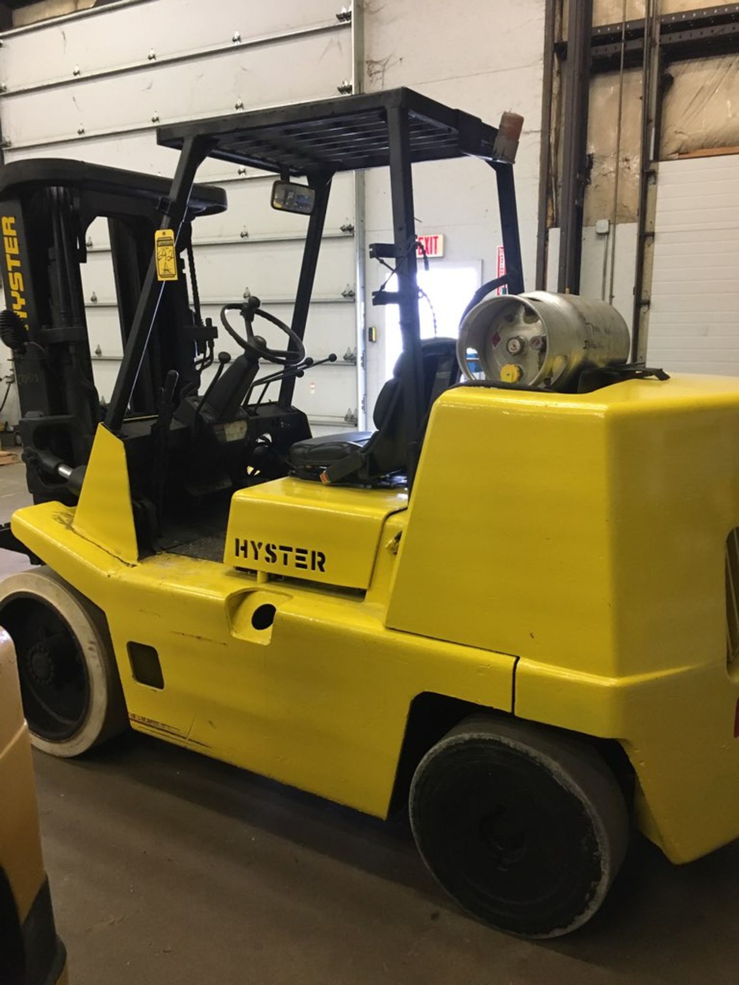 HYSTER S155XL FORKLIFT, 15,000 LB. CAP., LPG, 3-STAGE MAST, 4' FORKS ...