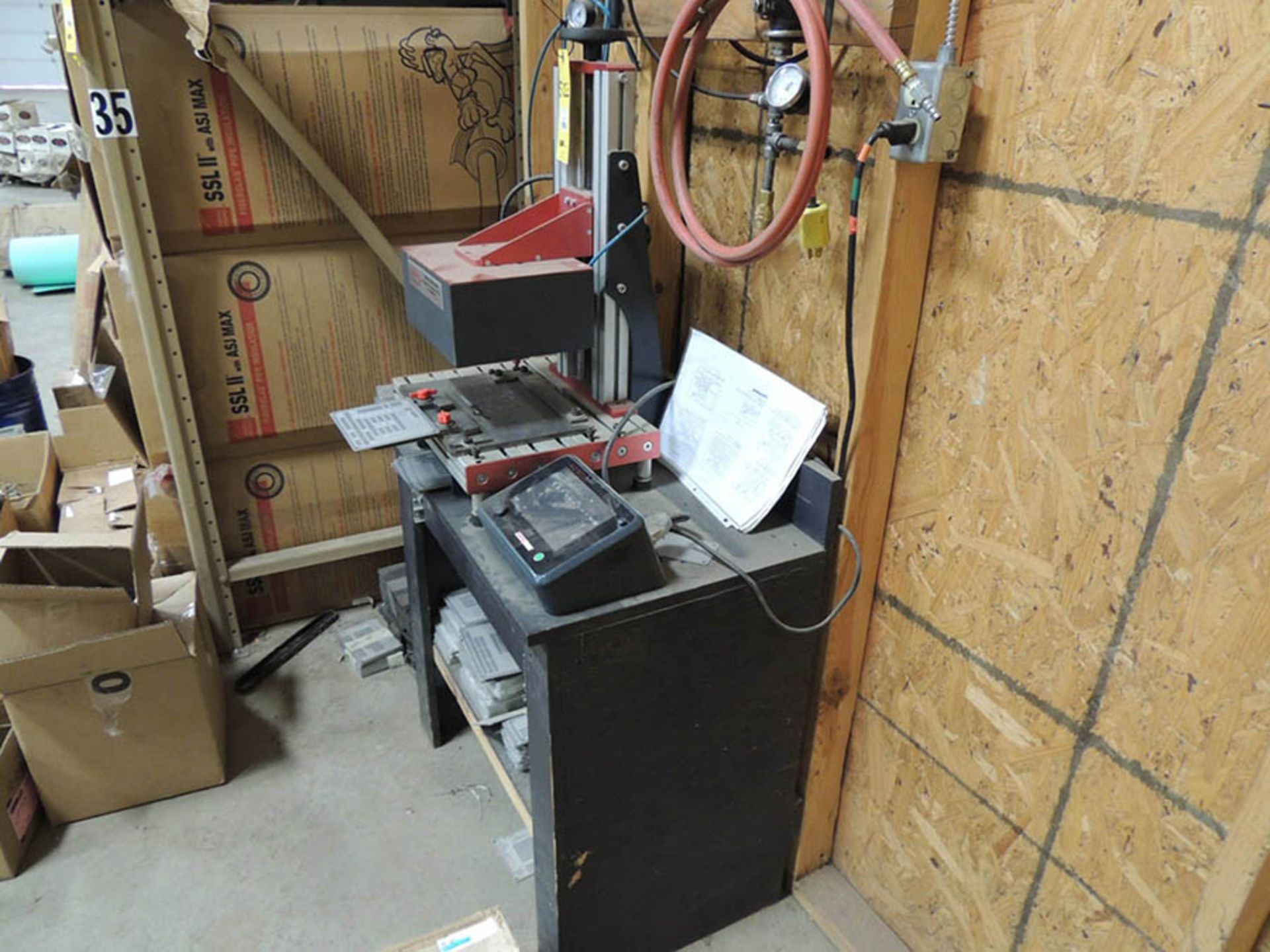 PANNIER DOT PEEN MARKING MACHINE W/ ACS 500 CONTROLLER