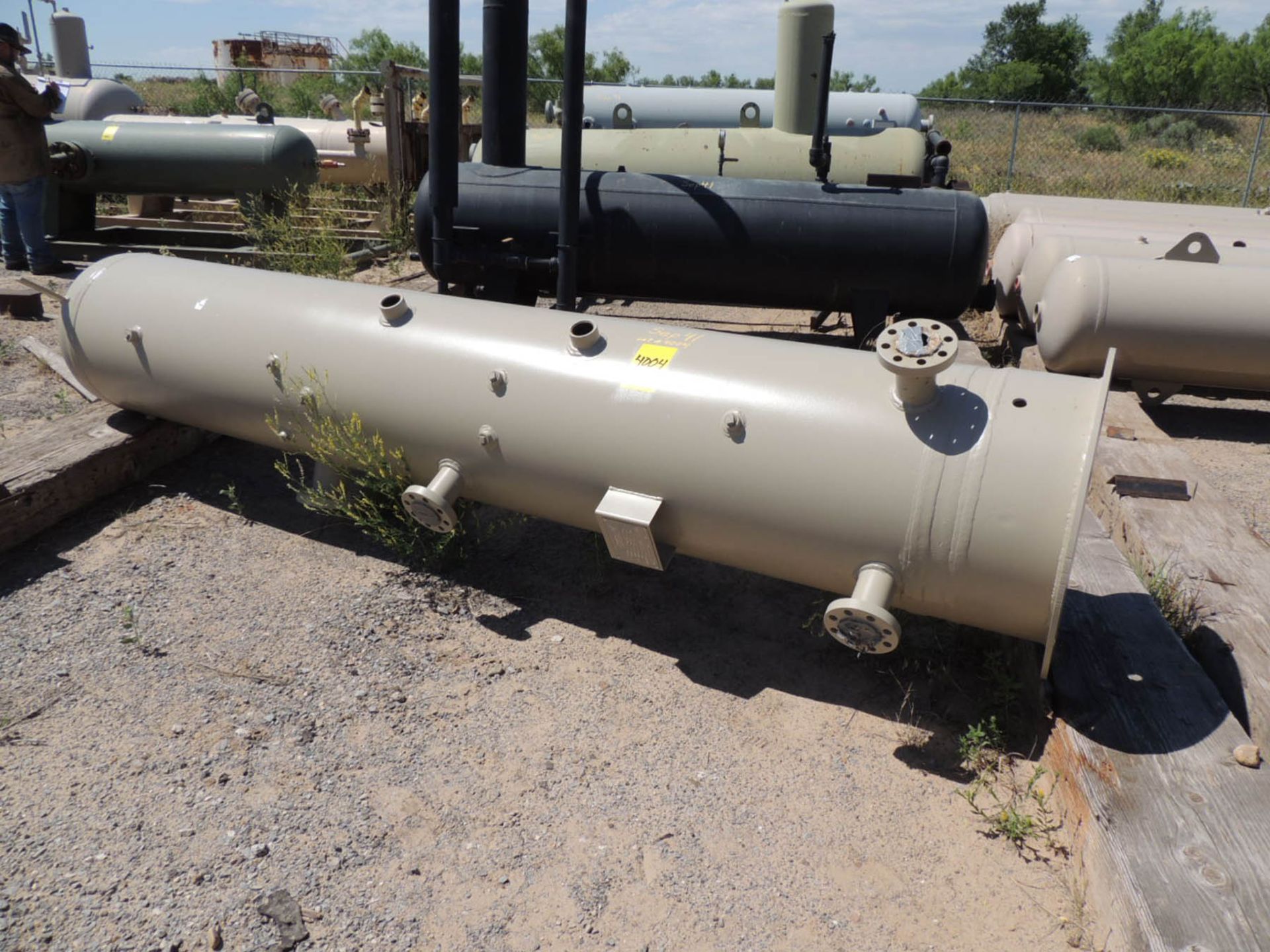 (3) HORIZONTAL 3-PHASE SEPARATORS, 24'' x 10' x 1440# (NEW CODE), (1 ...