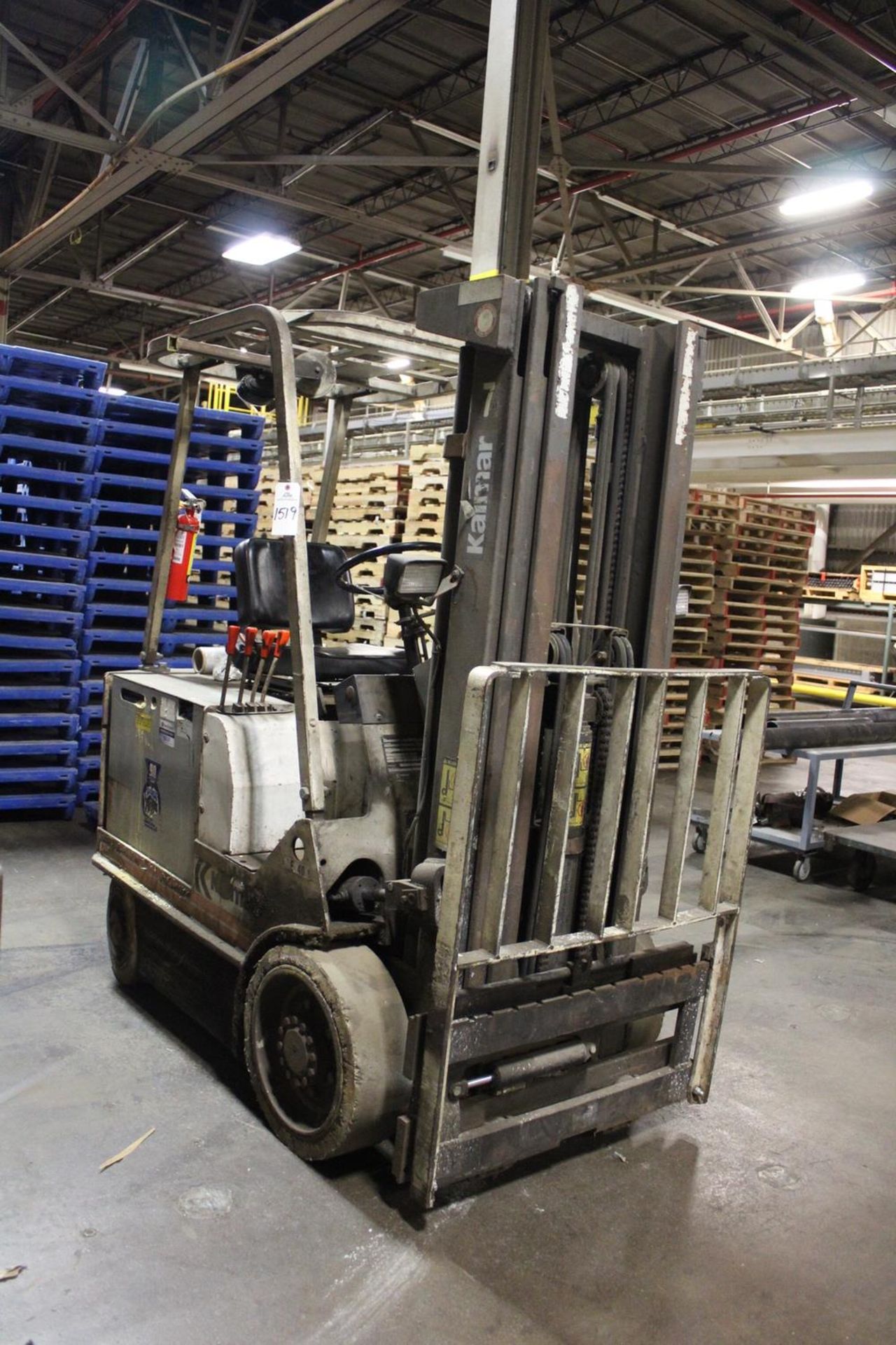 Kalmar Electric Forklift, M# E 40, S/N 640855, 36 Volt, 3000 lb. Cap ...