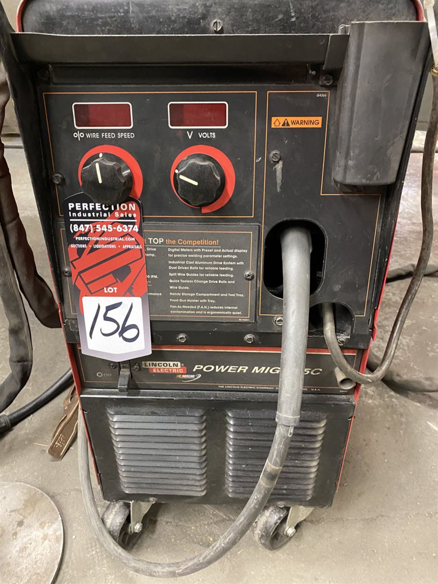 { Choice of lots: 155, 156 } LINCOLN POWER MIG 255C Welding Power ...