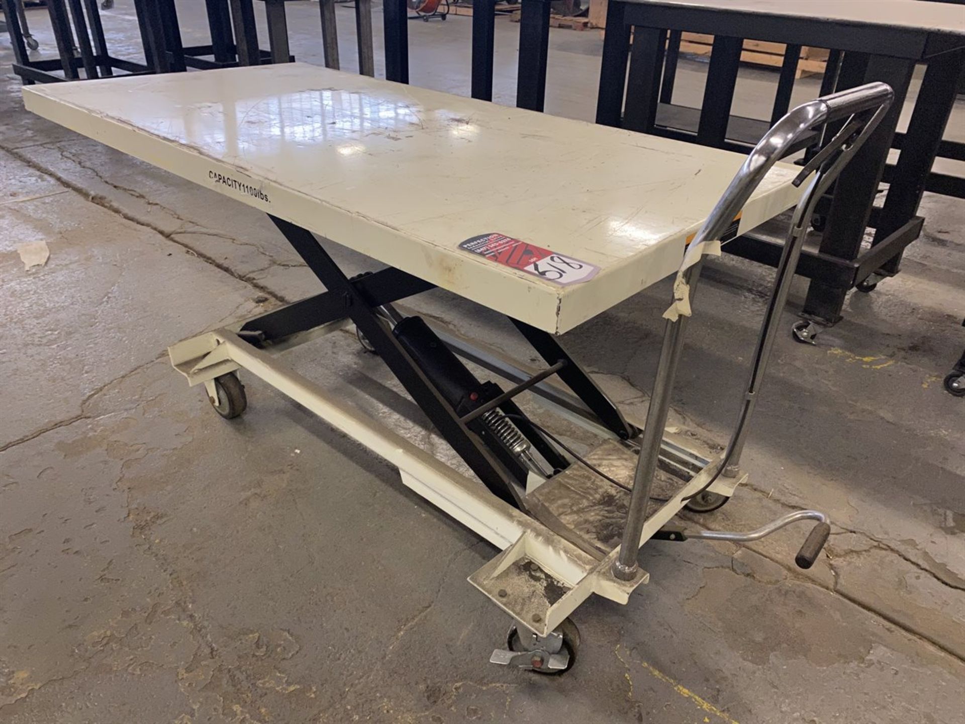 JET SLT-1100 Scissor Lift Table, 1100 Lb. Capacity