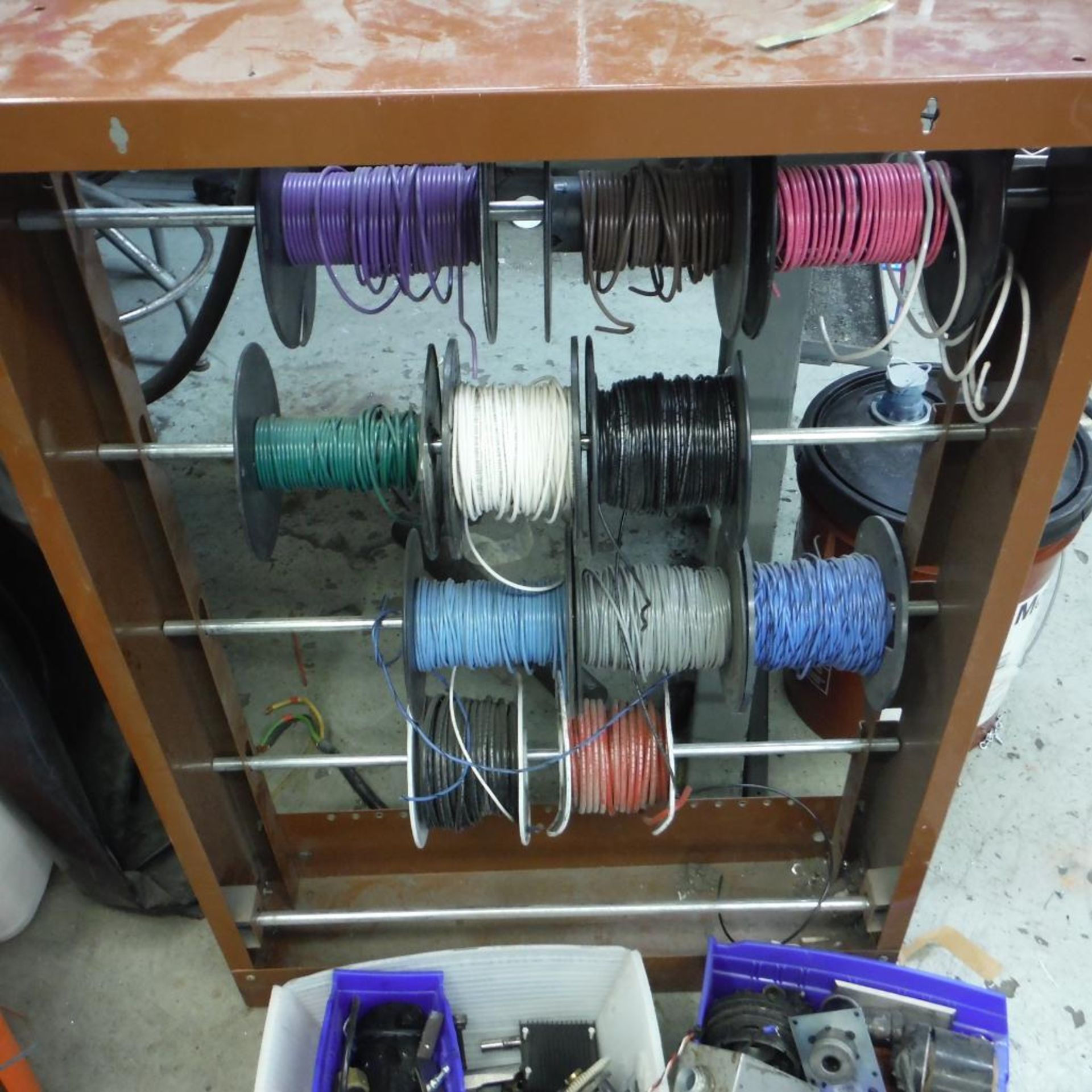 LOT: (2) Electrical Carts w/ Wire