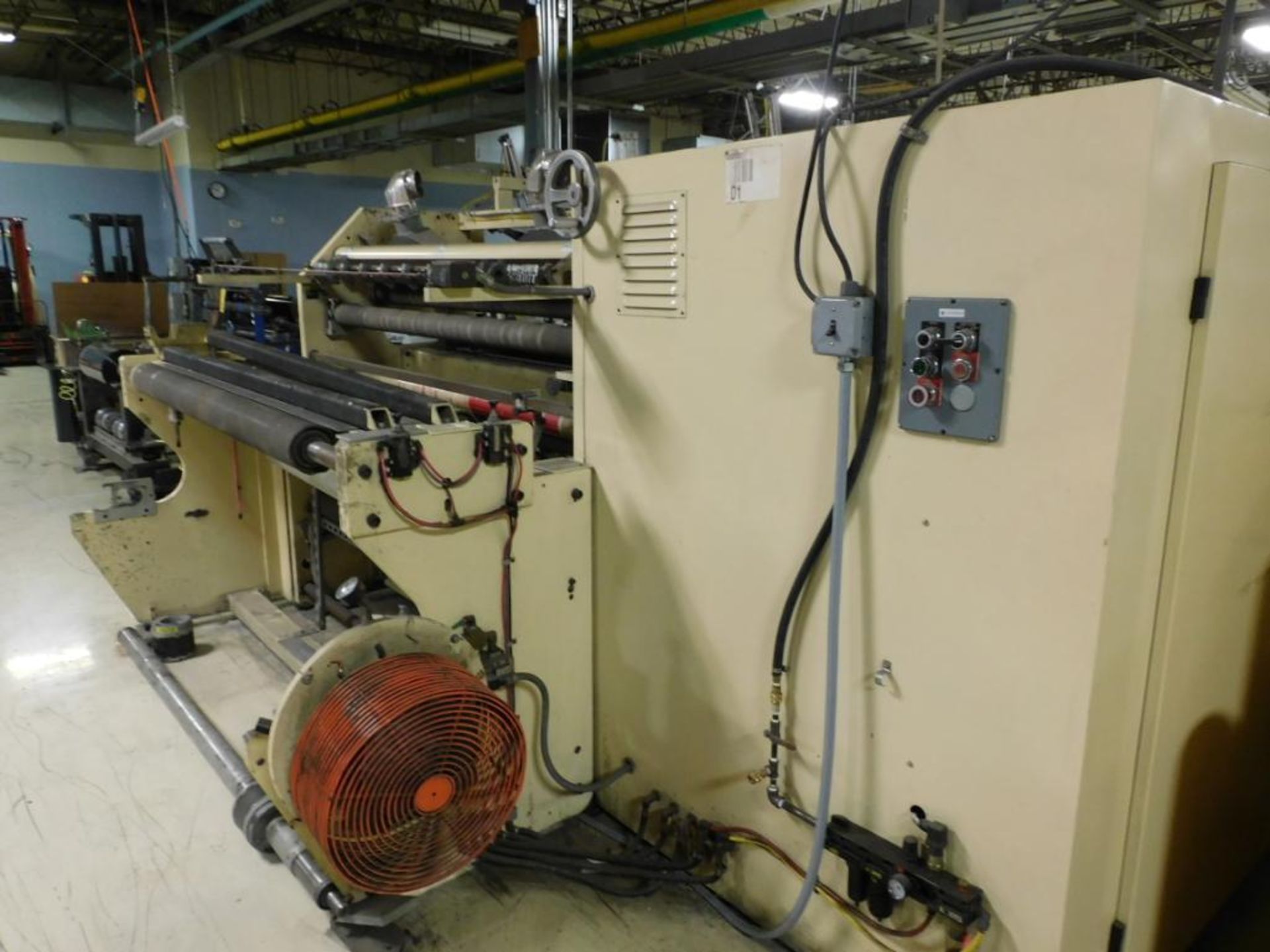 John Dusenbery Company Model 835 L3 Slitter/Rewinder, S/N 59333 ...
