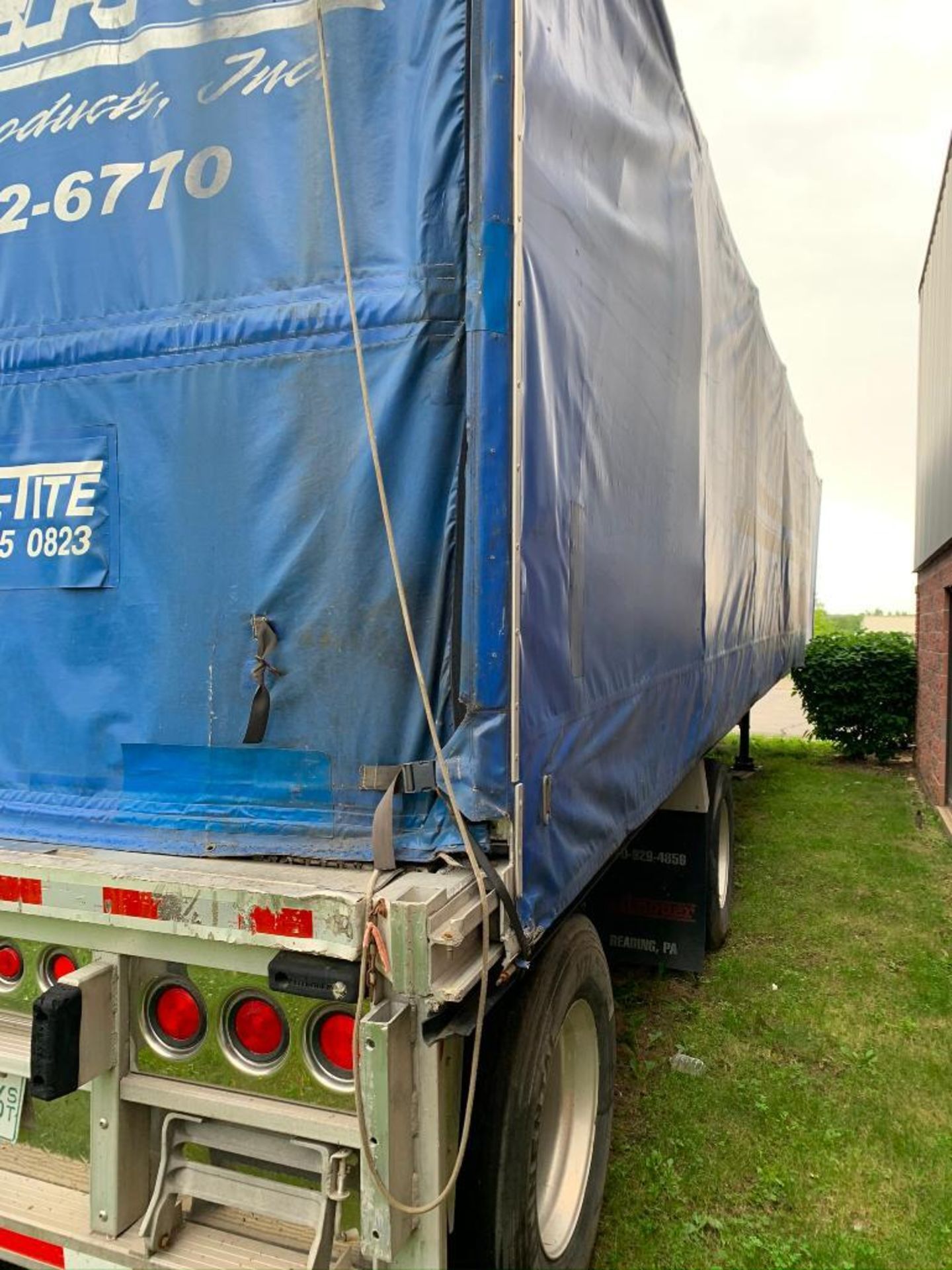 Approx. 45 ft. x 8 ft. Tractor Trailer, Aluminum Frame, Conestoga ...
