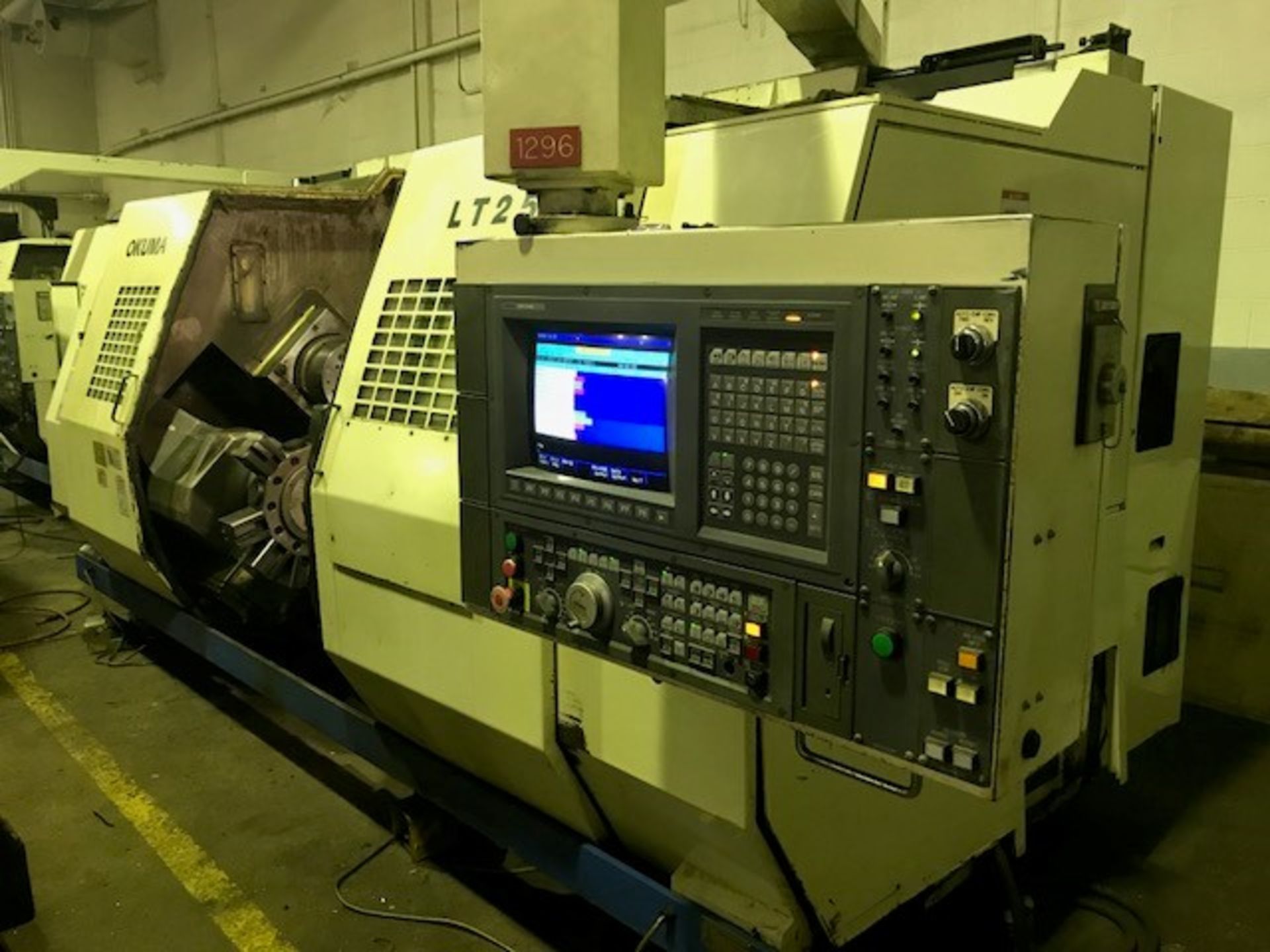 Okuma LT25 CNC lathe, S/N 0073, New 2000 Control OSP U100L, Number of ...