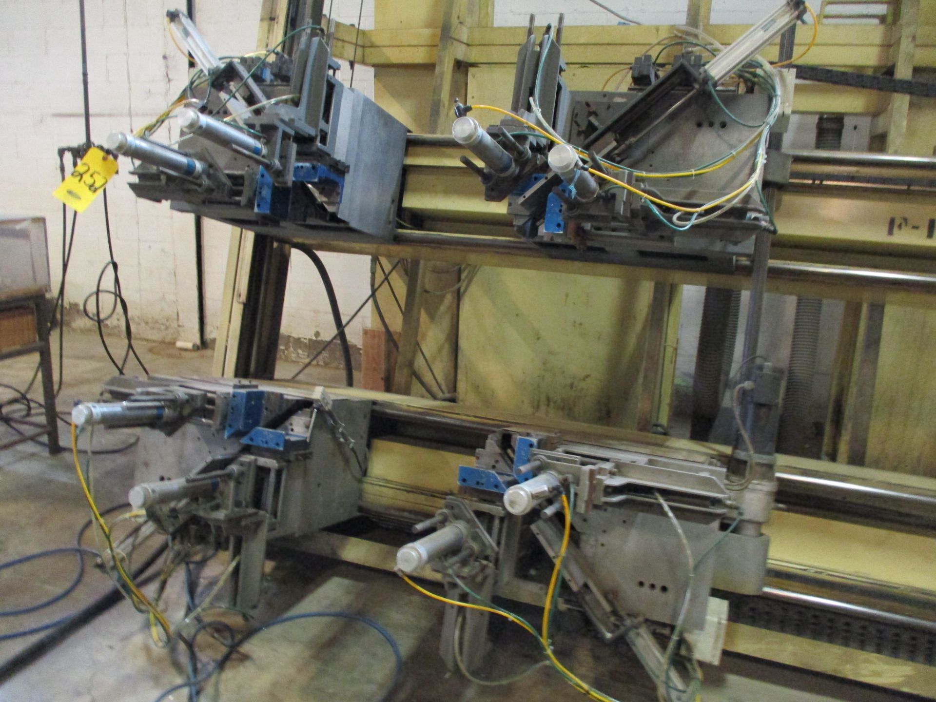 1994 Actual A400SE Automatic Vertical 4-Point Vinyl Welding Machine, s ...