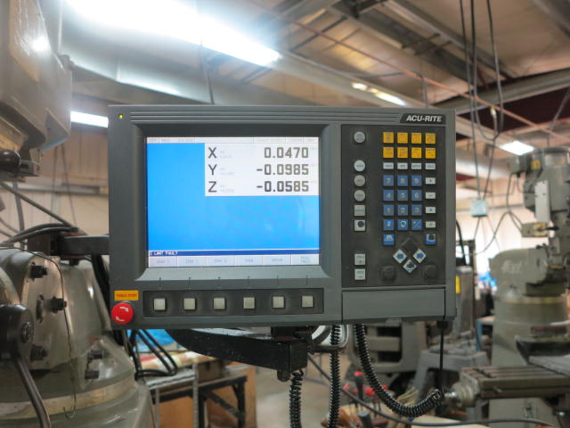 Sharp OMV 3 Axis CNC Milling Machine S/N 90904124 Mill-Pwr CNC Controls ...