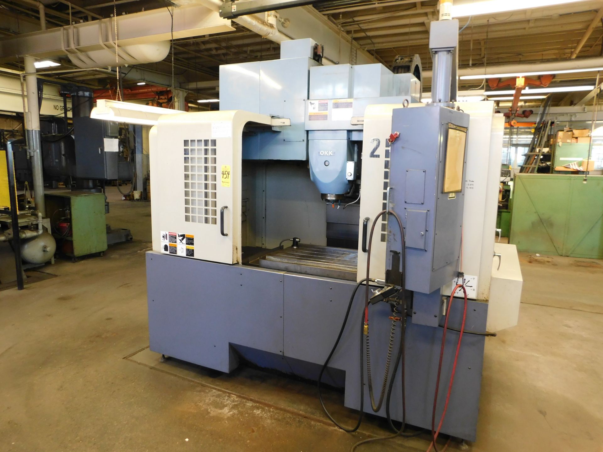 OKK MODEL VM5-II CNC Vertical Machining Center, S/N 1338, New 2003 ...