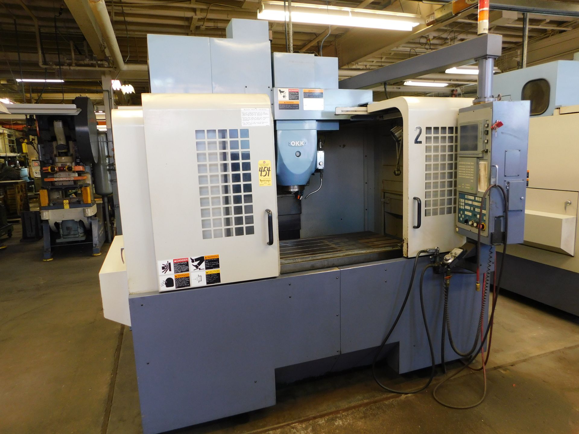 OKK MODEL VM5-II CNC Vertical Machining Center, S/N 1338, New 2003 ...