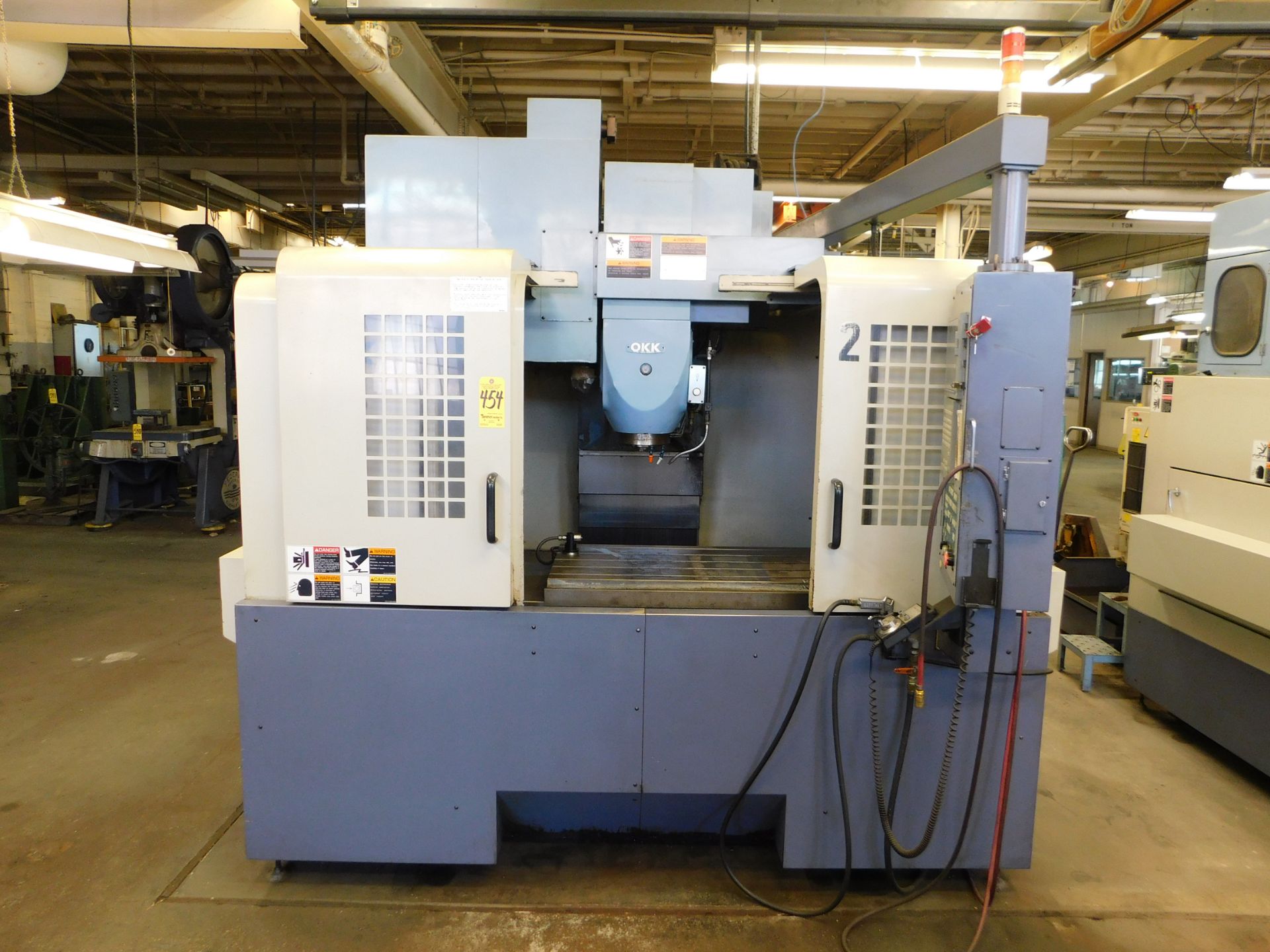 OKK MODEL VM5-II CNC Vertical Machining Center, S/N 1338, New 2003 ...