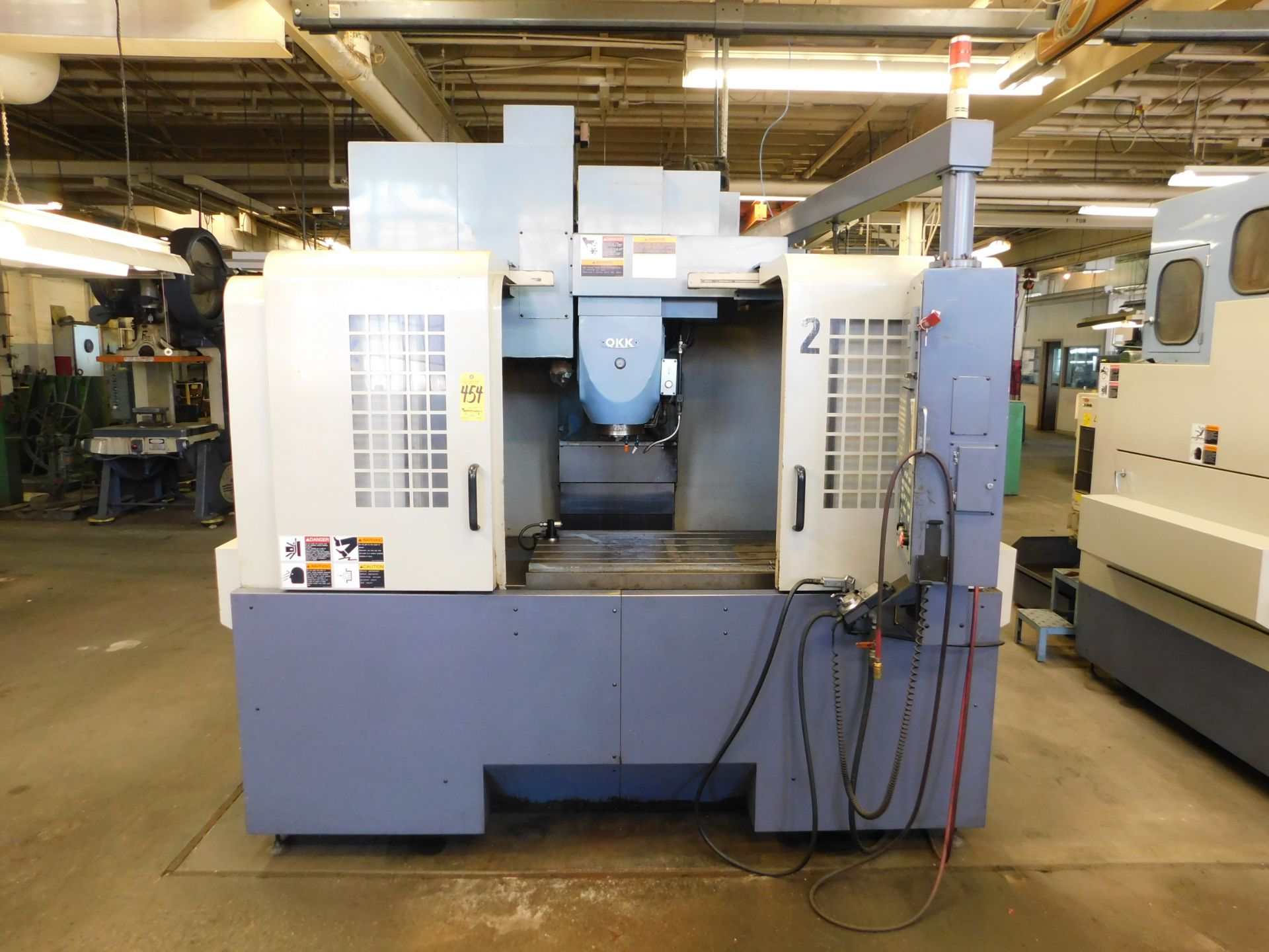 OKK MODEL VM5-II CNC Vertical Machining Center, S/N 1338, New 2003 ...