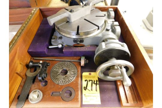Moore 11" Rotary Table with Indexing Attachment