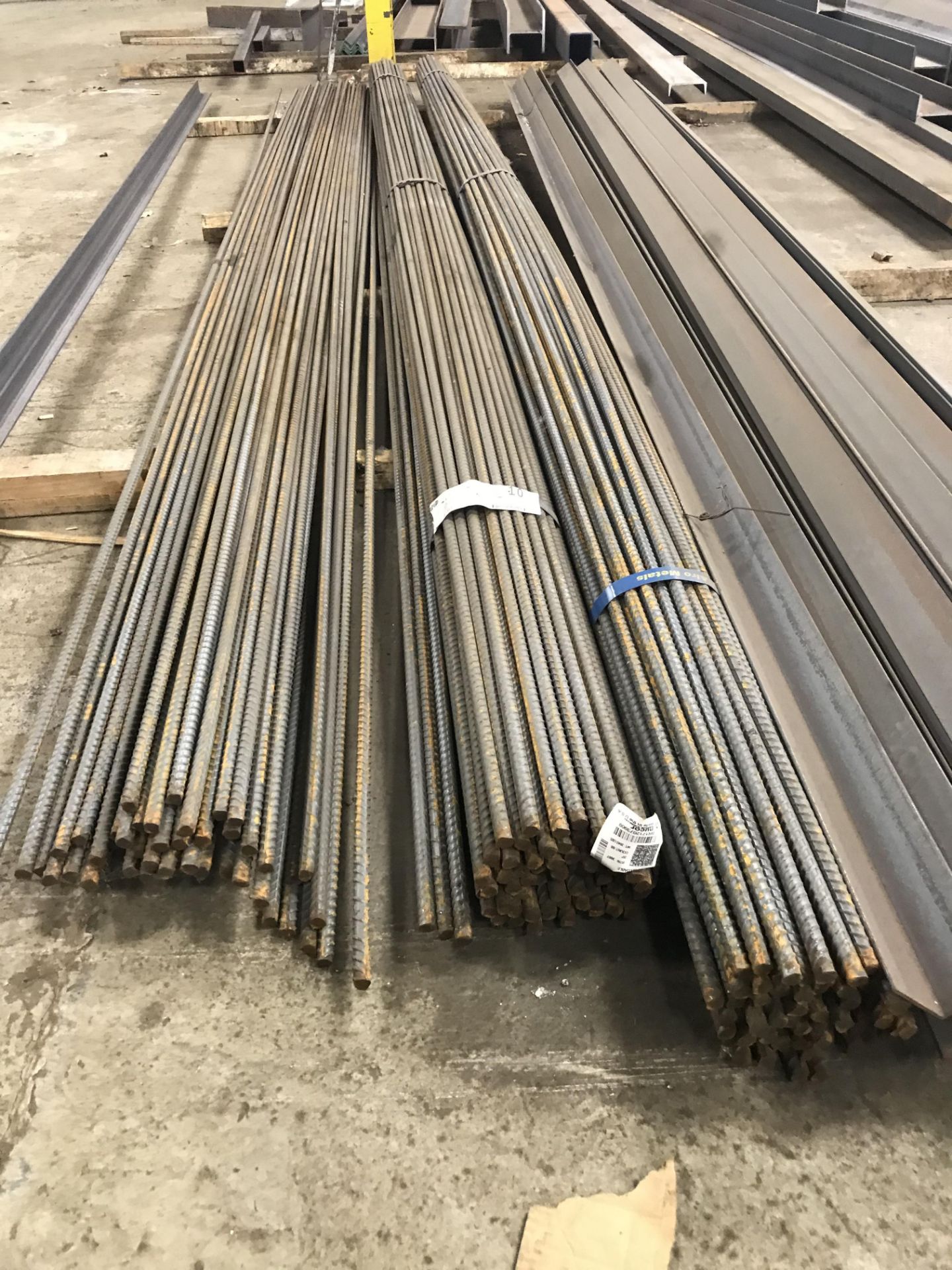 Lot-20' 3/4" Diameter Weldable Steel Rebar in (3) Bundles with 2" x 3 ...