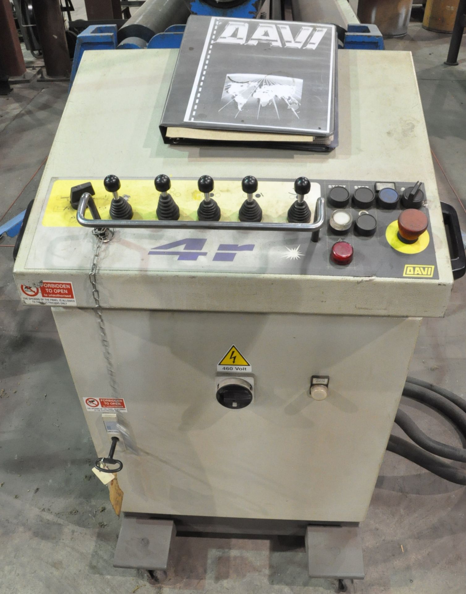 Davi Model MCB 2627, 8 X 5/8 Capacity Four Roll CNC Plate Bending Roll ...