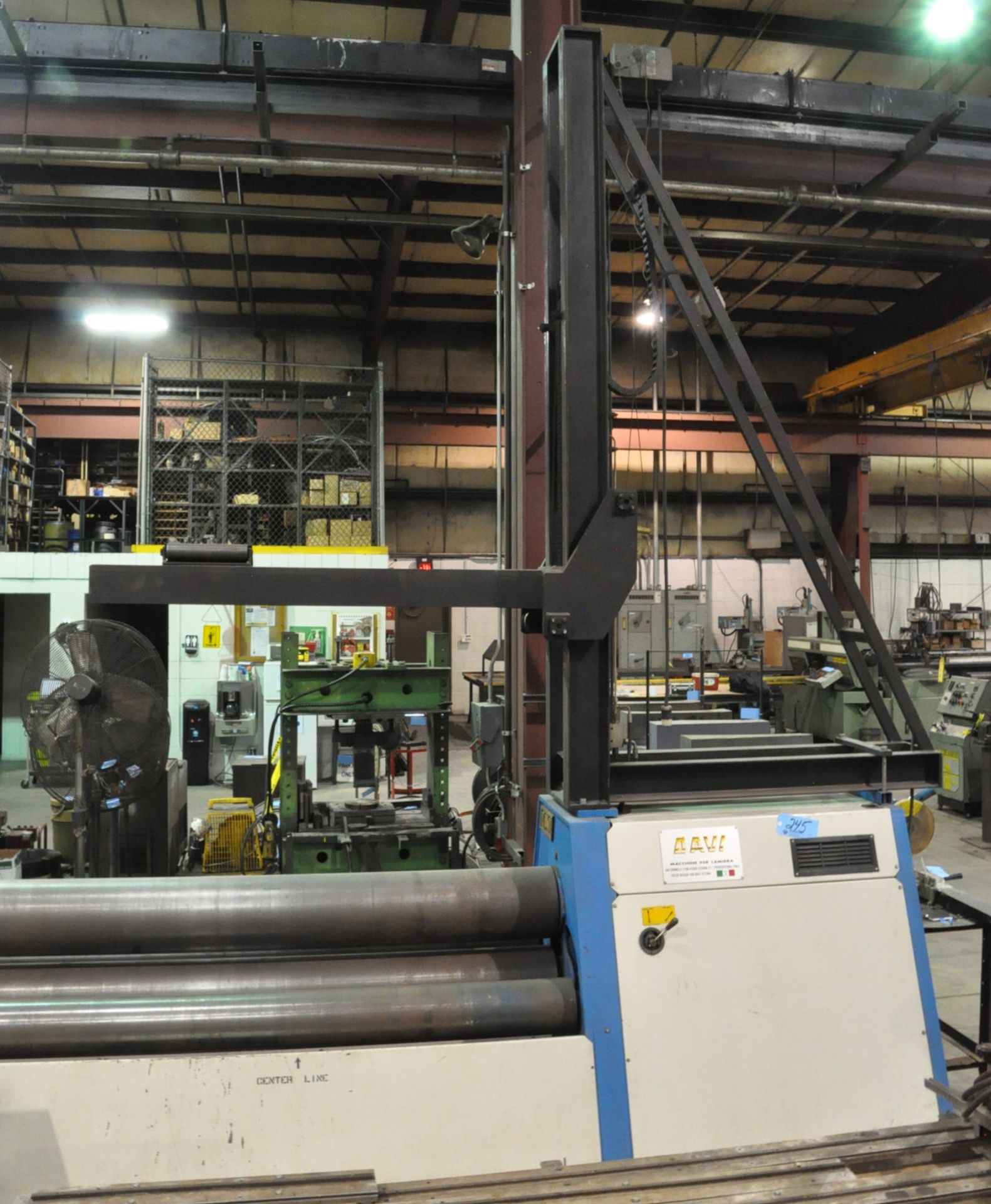 Davi Model MCB 2627, 8 X 5/8 Capacity Four Roll CNC Plate Bending Roll ...