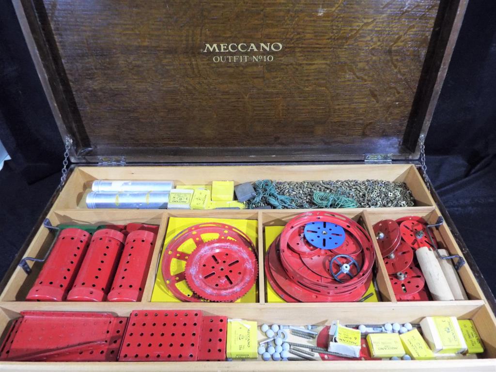 Meccano boxed set Number Ten (# 10) - an original 1950s boxed set with ...
