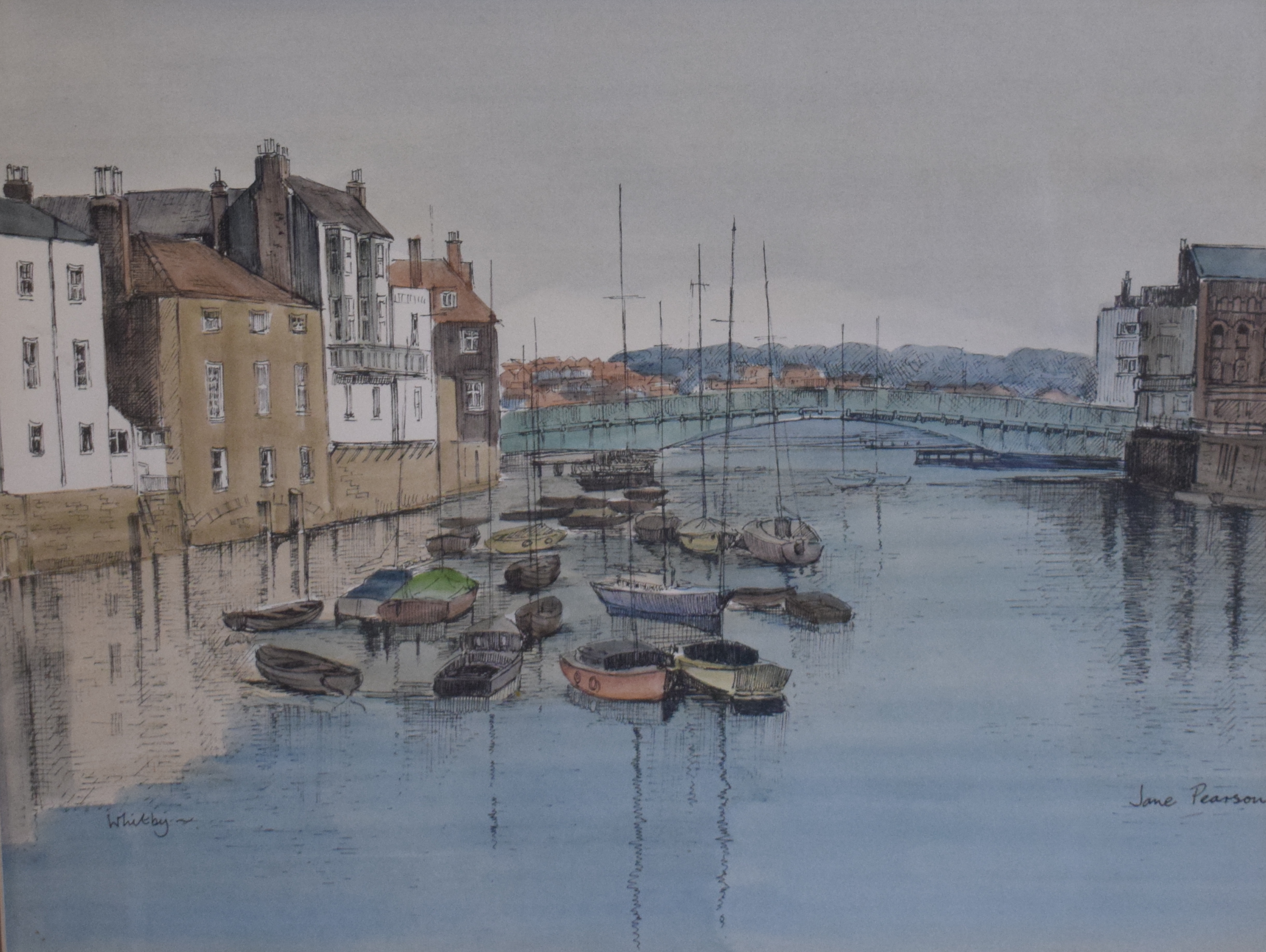 Jane Pearson Whitby, signed watercolour, 28 x 36 cm, Ann Marshall ...