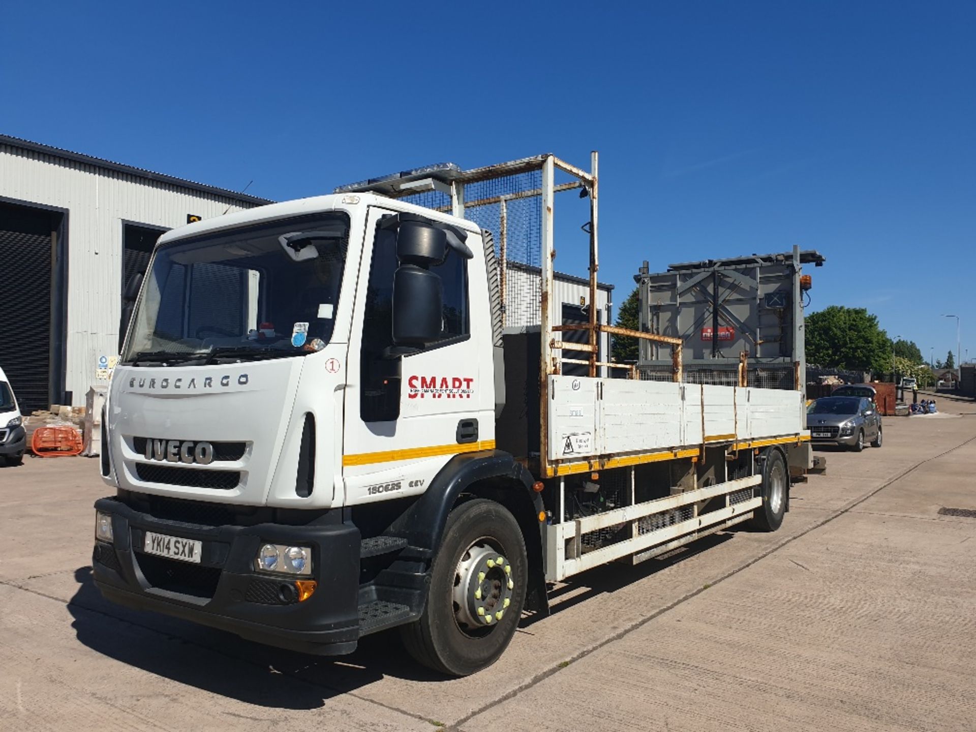 IVECO EUROCARGO TRAFFIC MANAGEMENT CRASH CUSHION 5880CC DIESEL LORRY ...