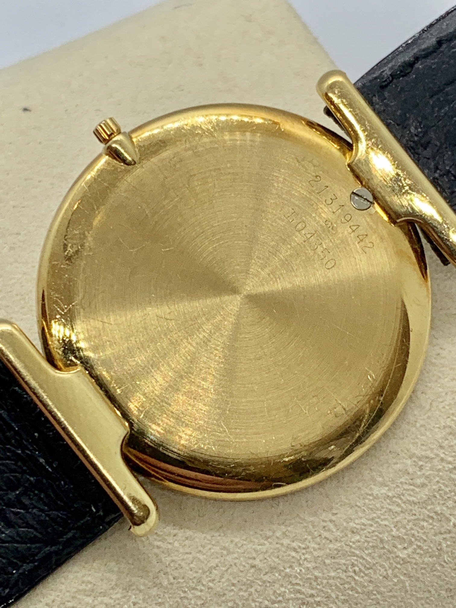 LONGINES ULTRA THIN MIDSIZE 18ct GOLD & DIAMOND WATCH