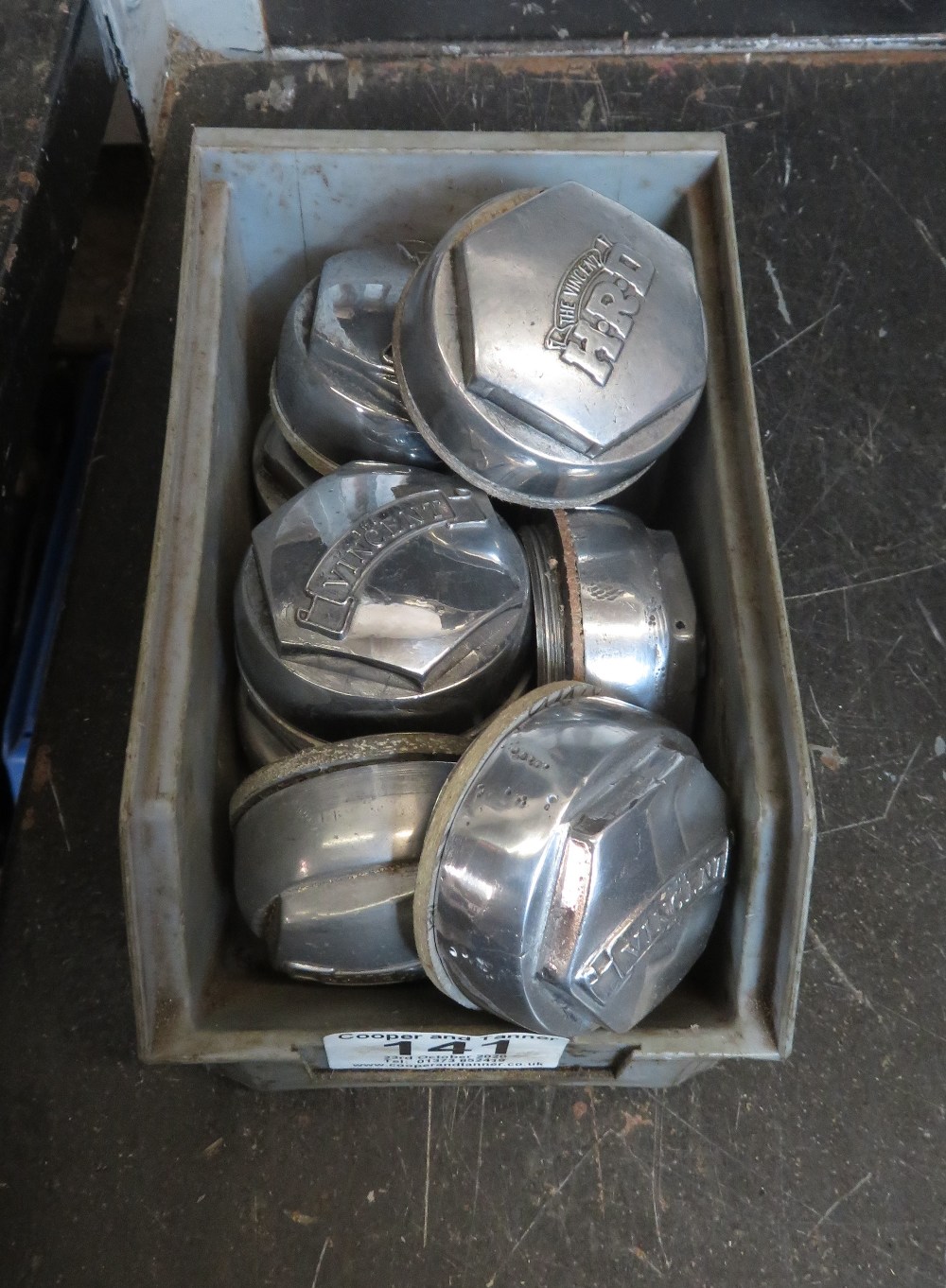 VINCENT MOTORCYCLE PARTS, QUANTITY OF INSPECTION CAPS