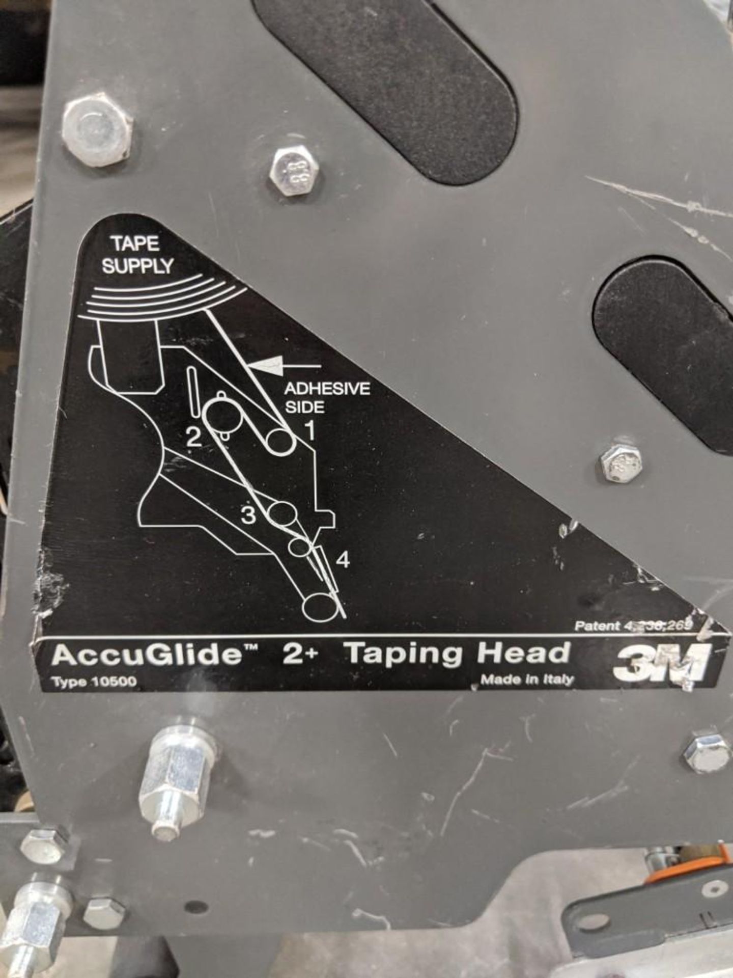 Used 3M AccuGlide 2+ STD 2 in. upper taping head, Type: 10500. {Rigging ...