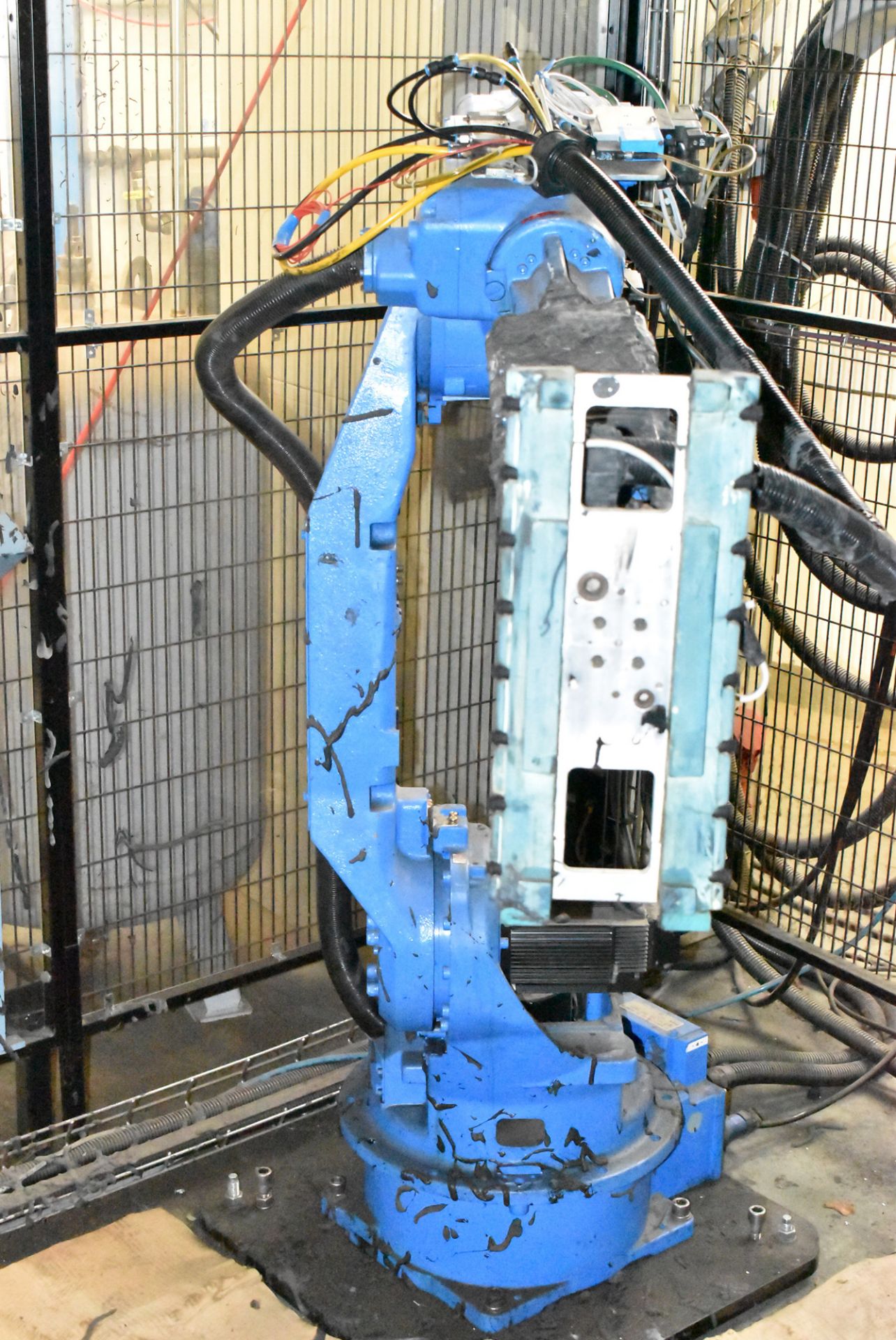 MOTOMAN (2009) NX 100 6-AXIS MANIPULATOR ROBOT WITH TEACHING PENDANT ...