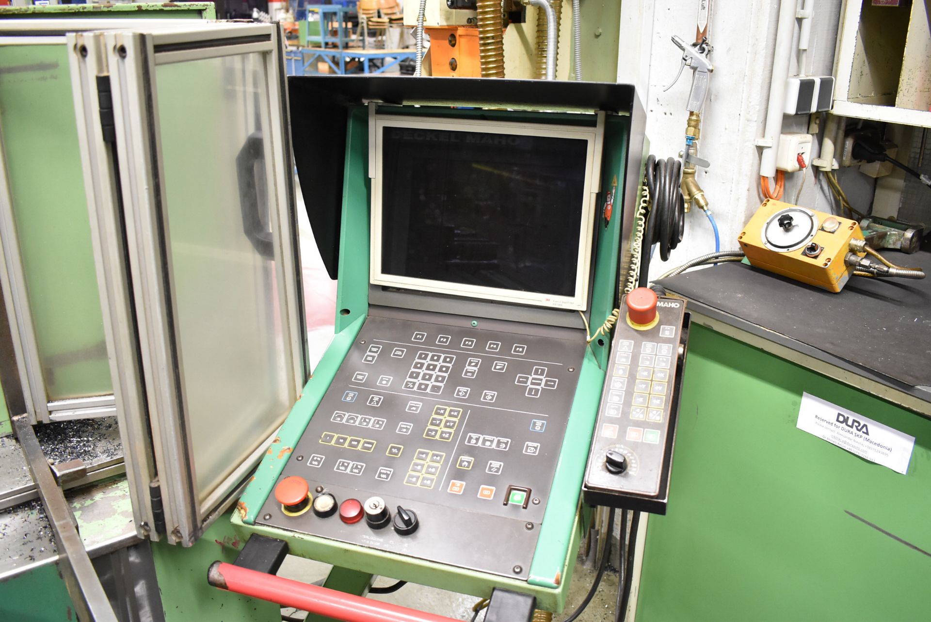 MAHO MH 600 E2 CNC UNIVERSAL MILLING MACHINE WITH CNC 432 CNC CONTROL ...