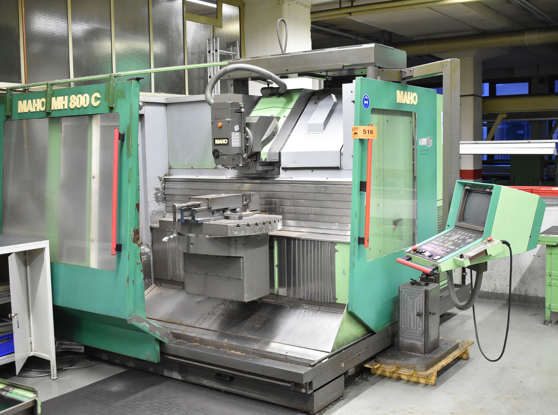 MAHO MH 800 C 5 AXIS CNC UNIVERSAL MILLING MACHINE WITH MAHO CNC 432 ...