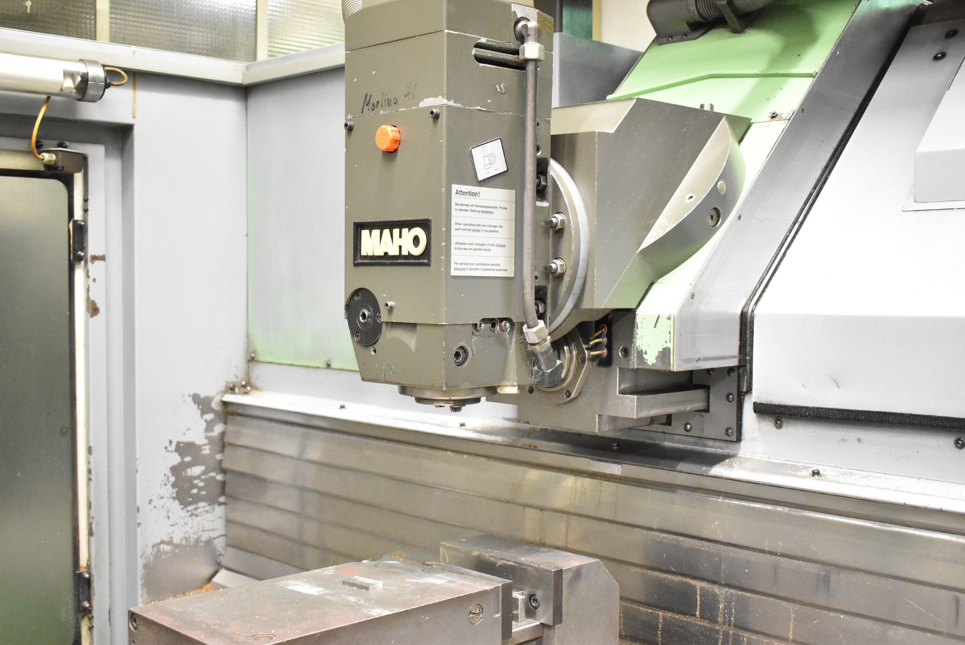 MAHO MH 800 C 5 AXIS CNC UNIVERSAL MILLING MACHINE WITH MAHO CNC 432 ...